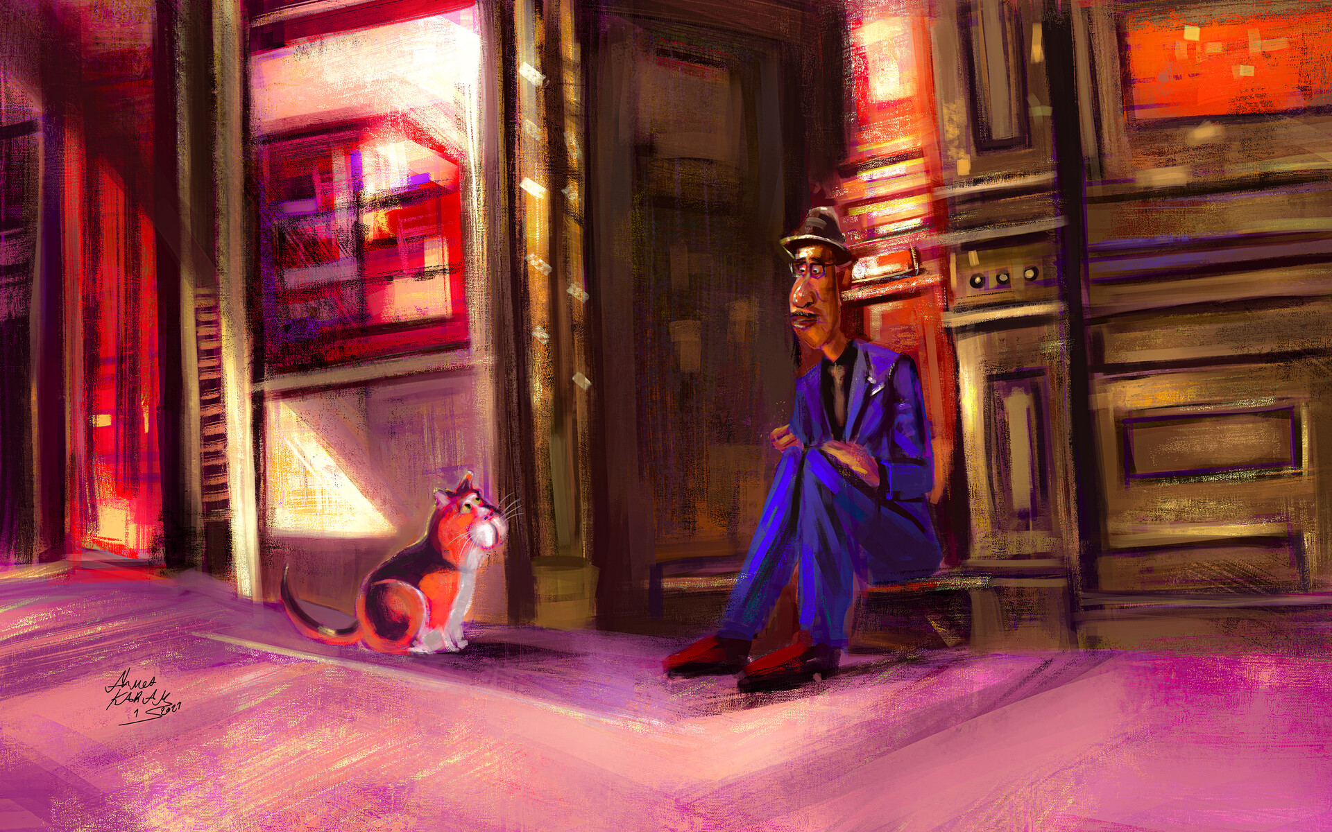 ArtStation - Soul scene study