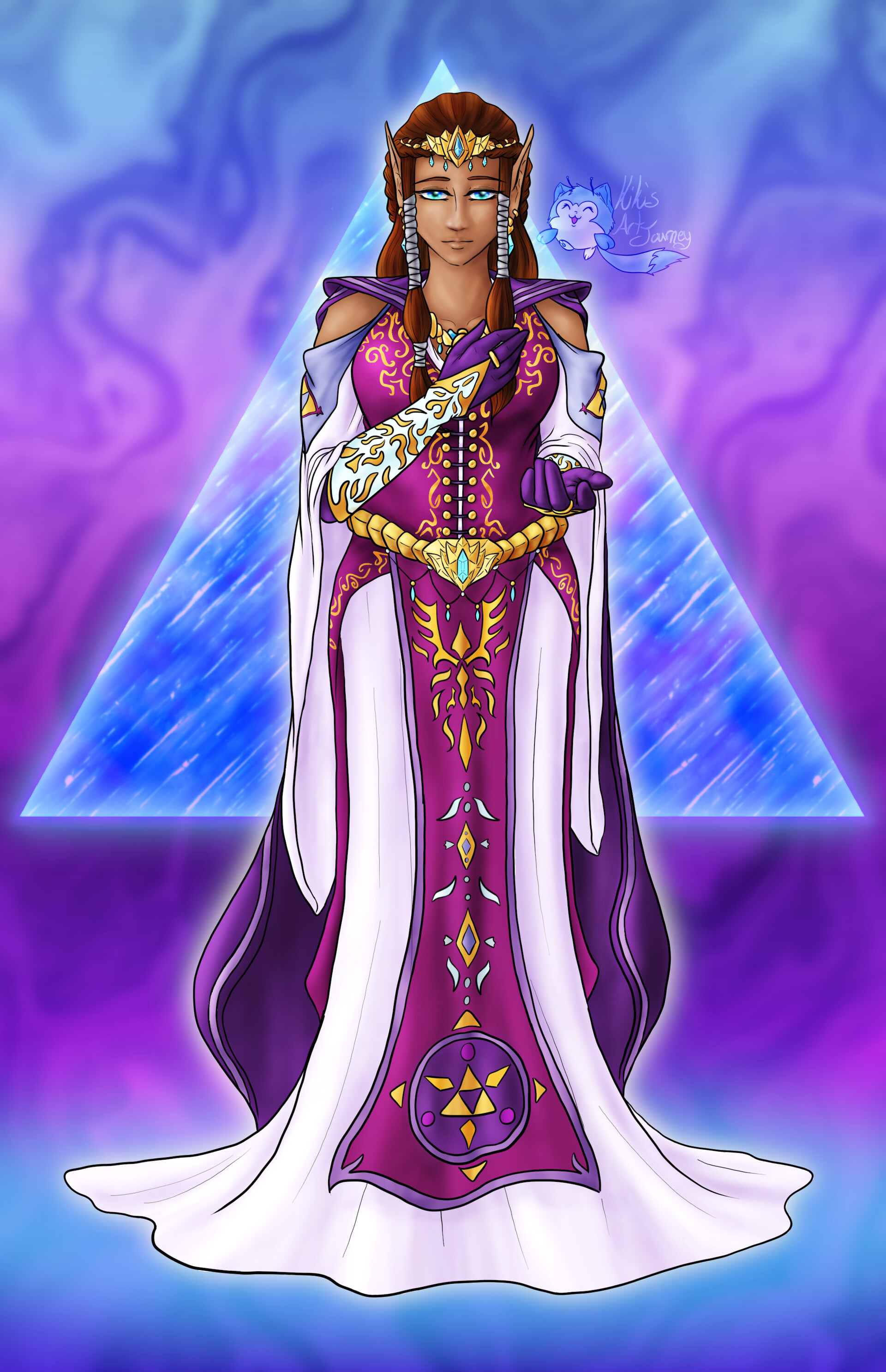 ArtStation - Zelda of Darkness Descended