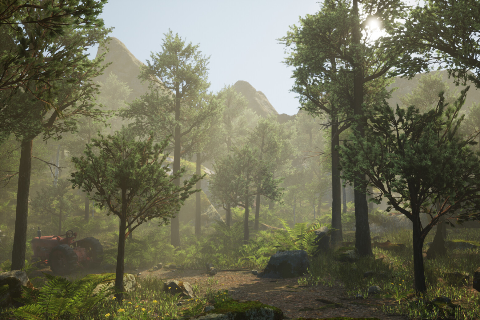Philip Erlandsson - Forest Path: Photoscanned Procedural Forest