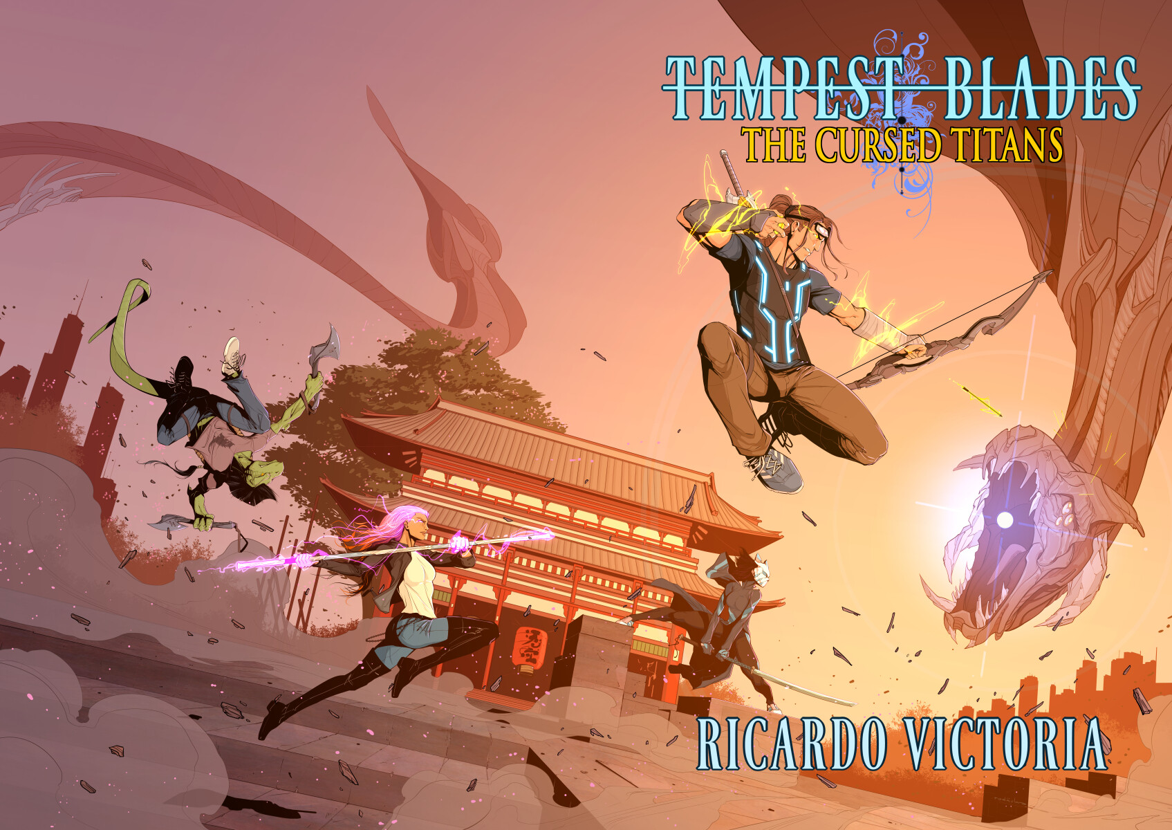 ArtStation - Tempest Blades - The Cursed Titans