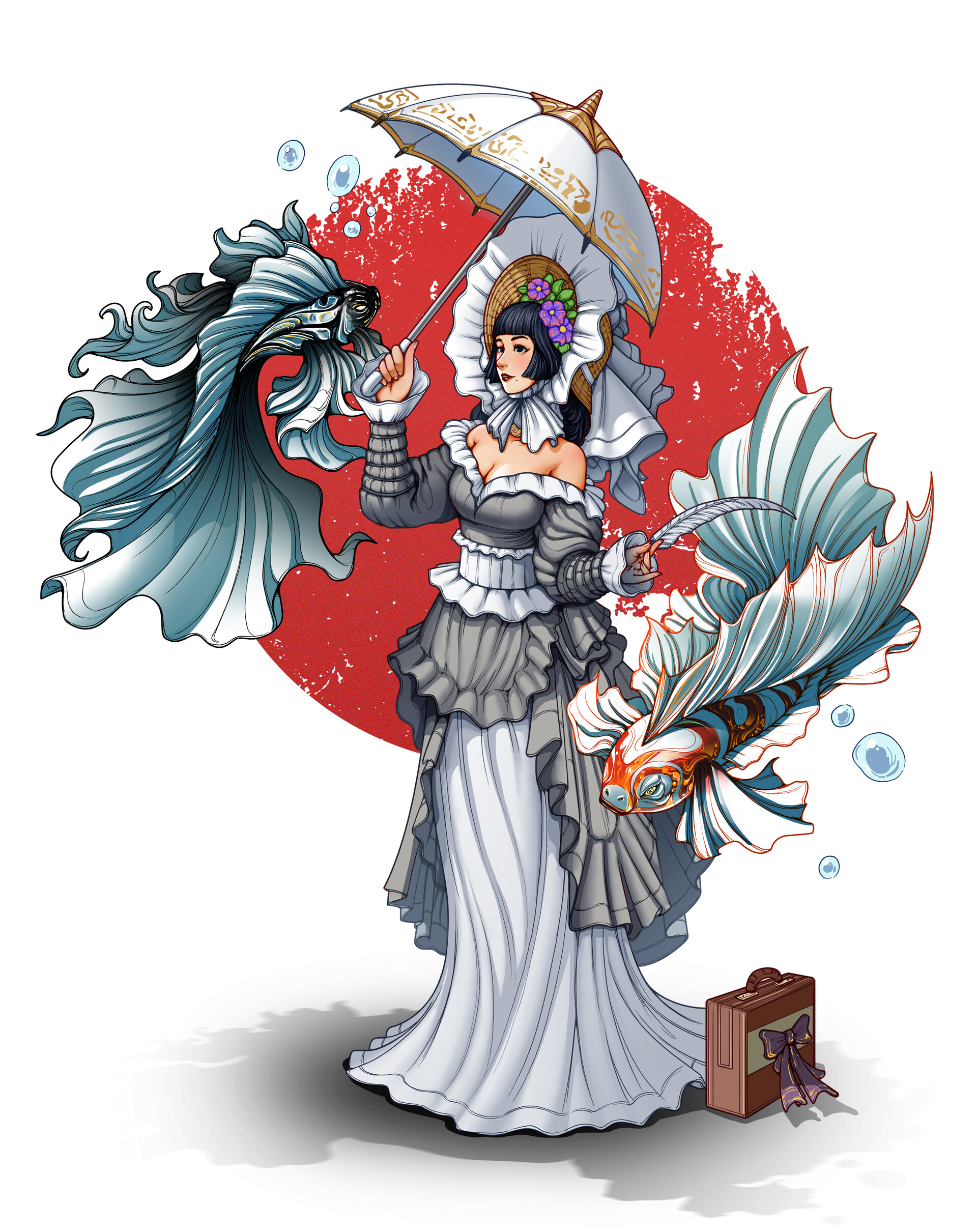 ArtStation - Koi fish