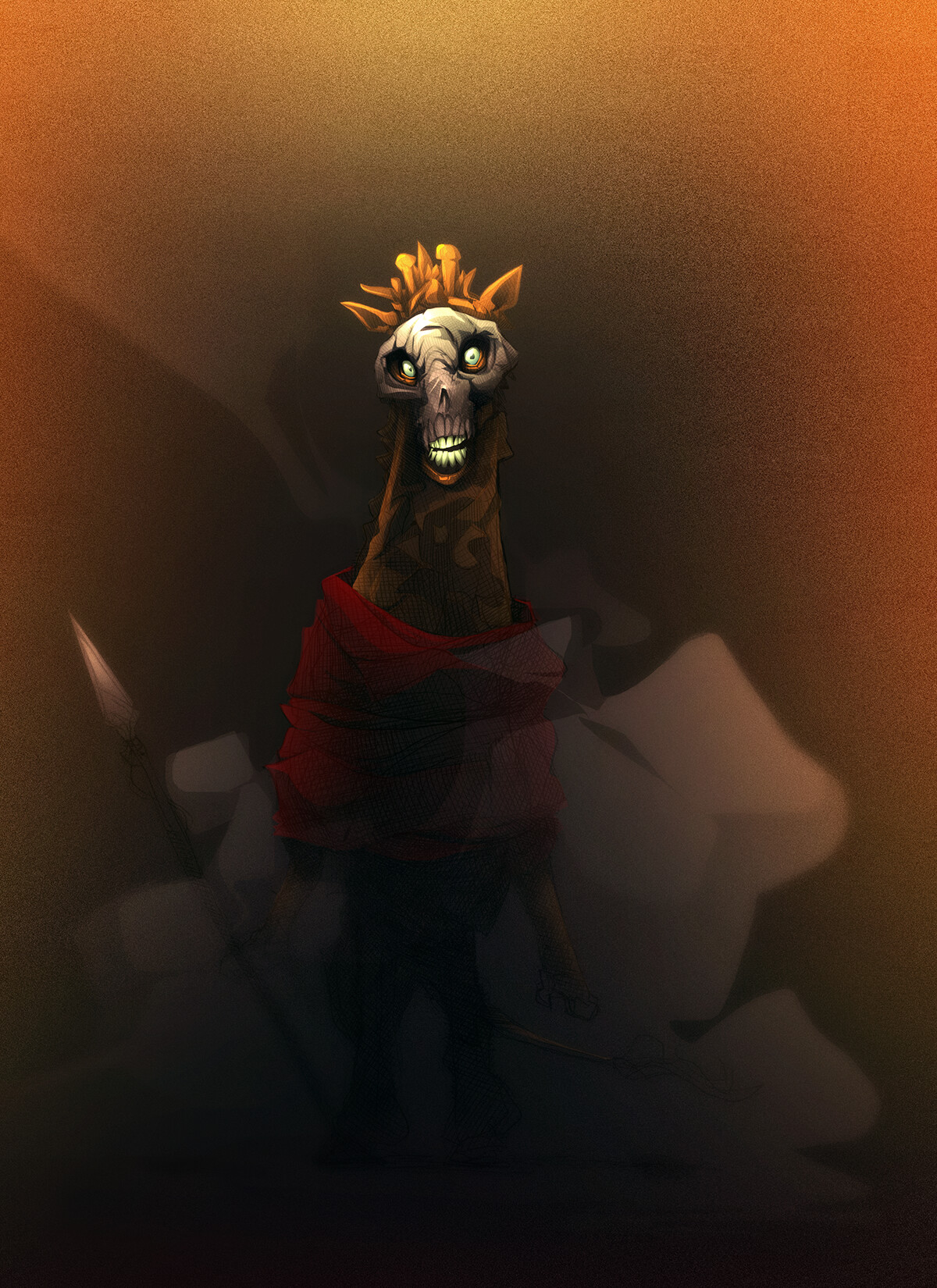 ArtStation - Giraffe Warrior 🌒