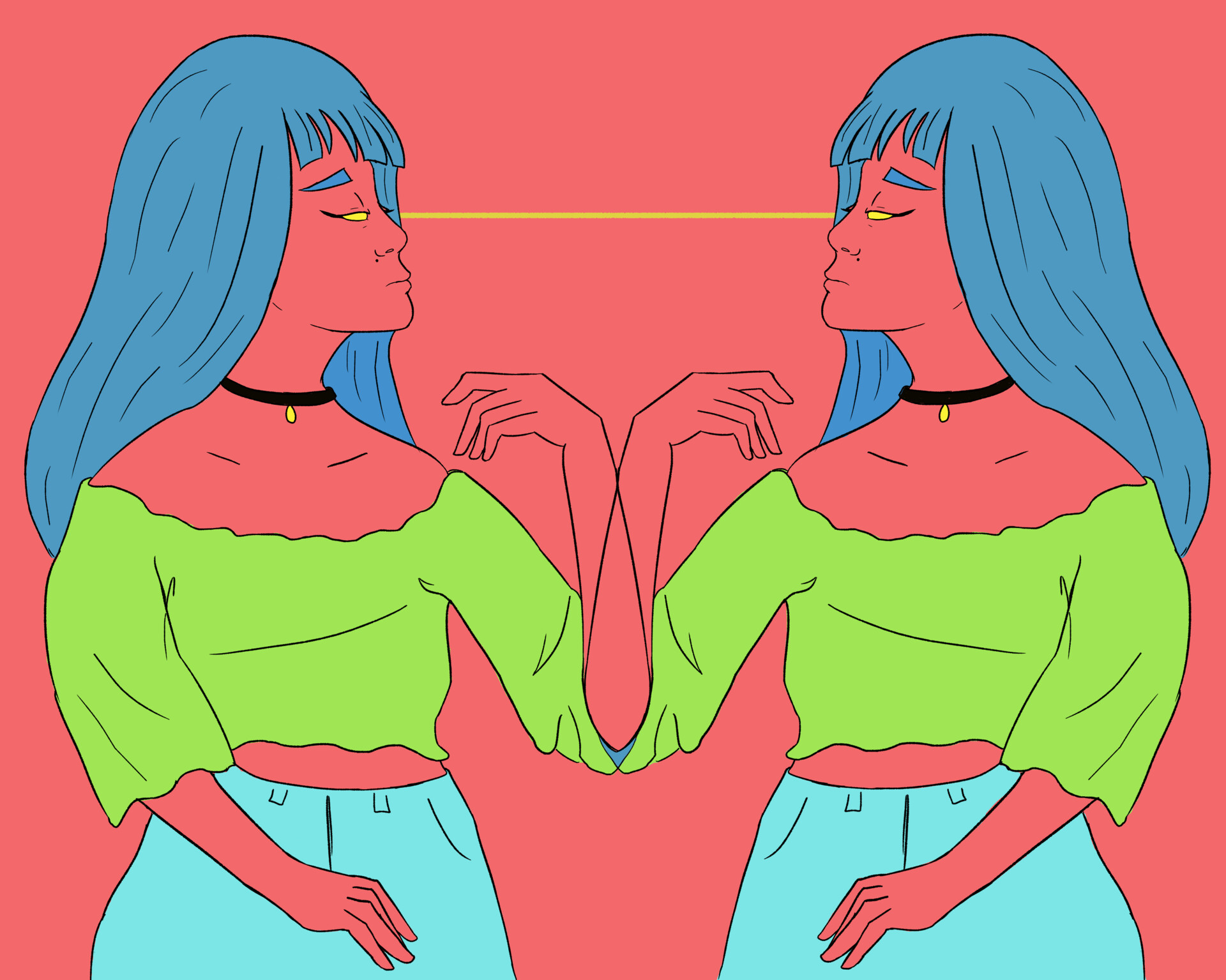 ArtStation - me and my mirror