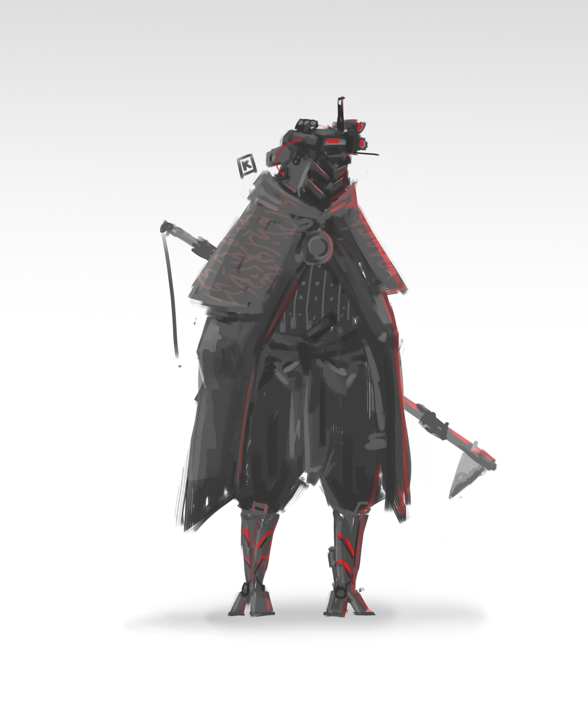 ArtStation - Cyber Samurai | Tobiguchi