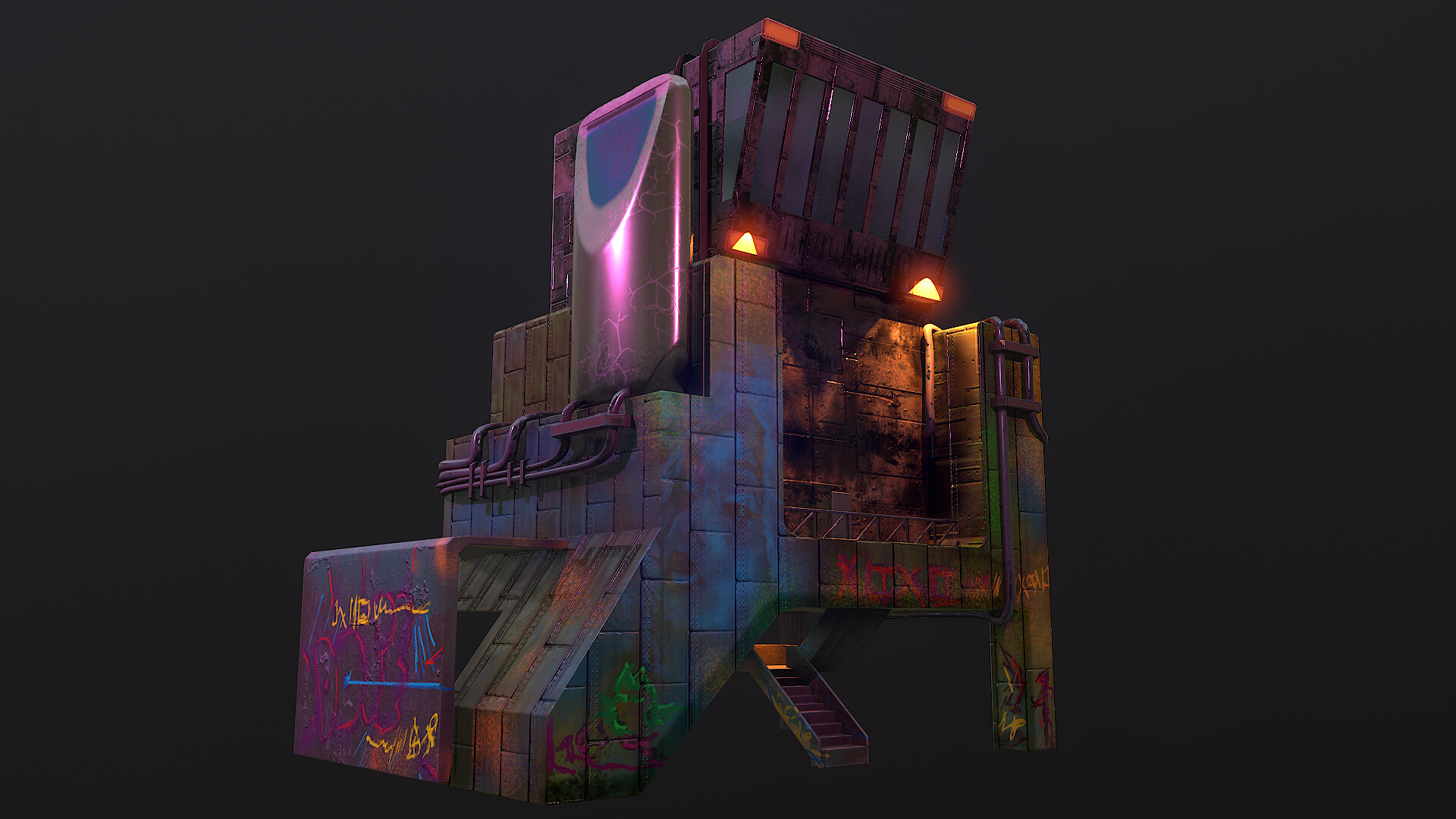 ArtStation - CyberPunk Structure