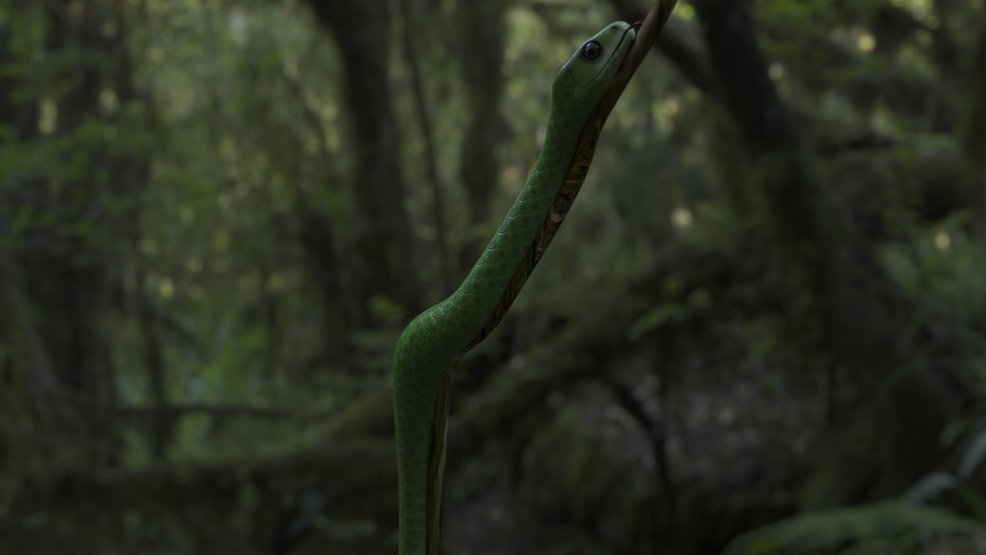 ArtStation - Snake 3d modeling