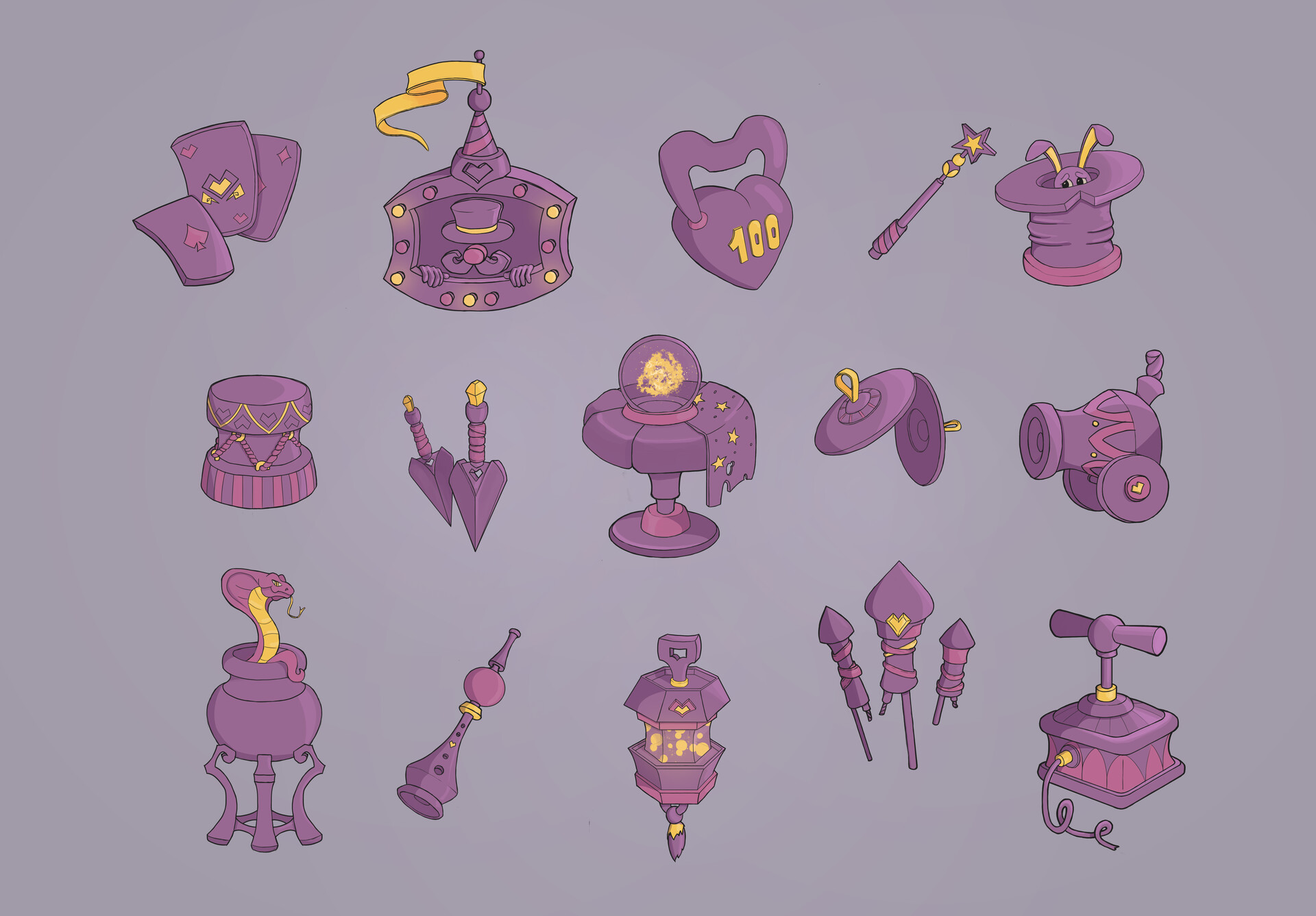 ArtStation - Circus props