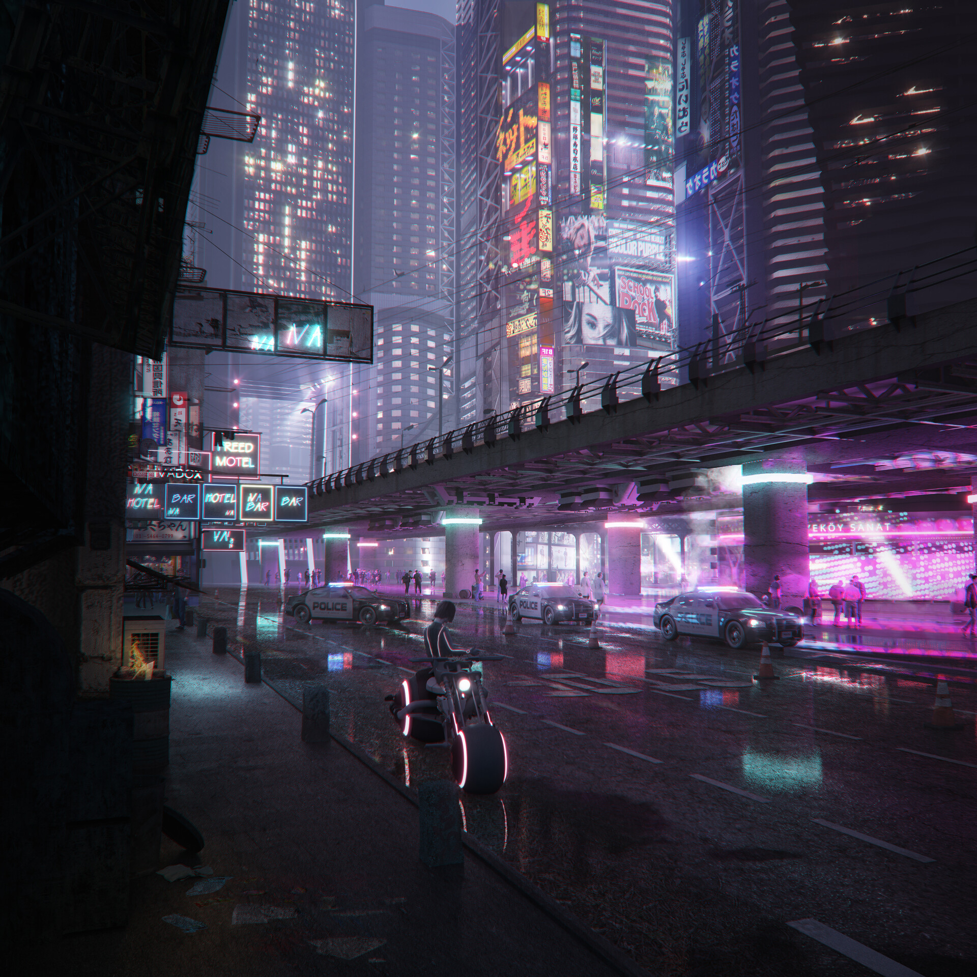 ArtStation - Cyberpunk Mecidiyeköy
