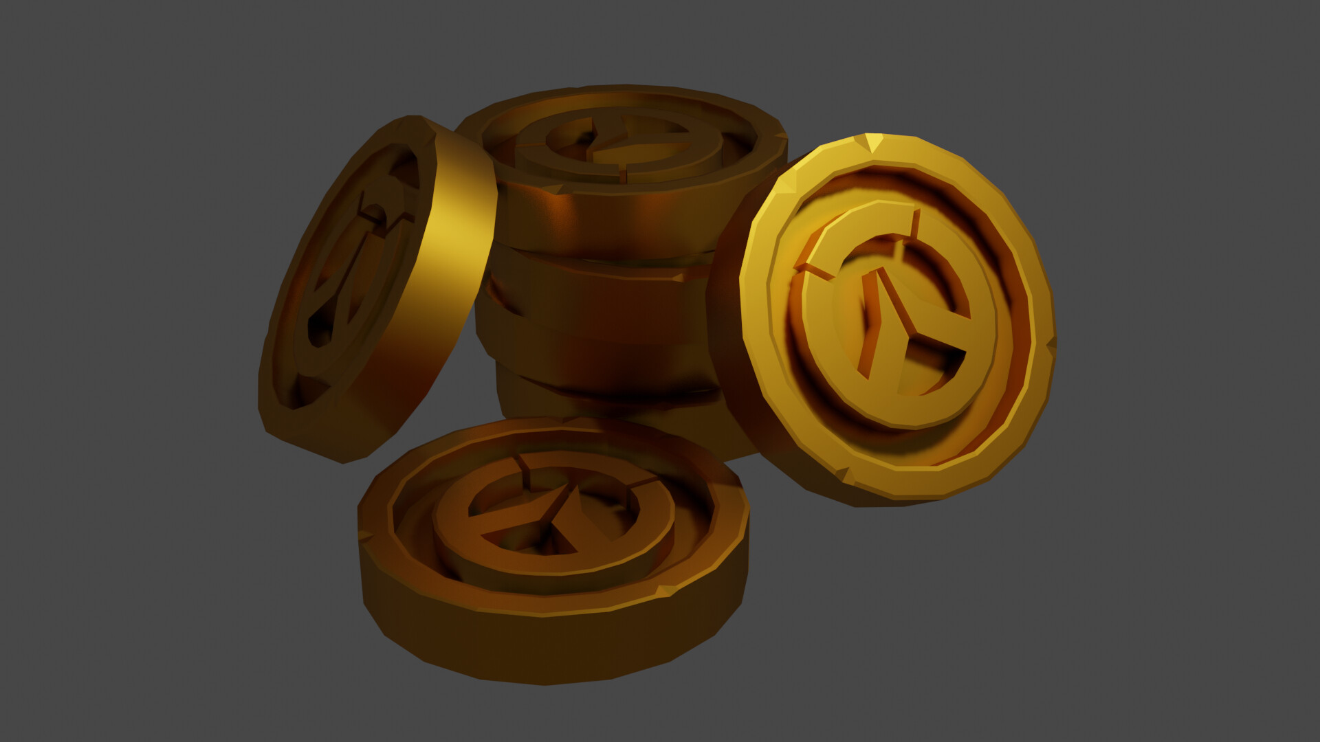 ArtStation - Coins Render Blender