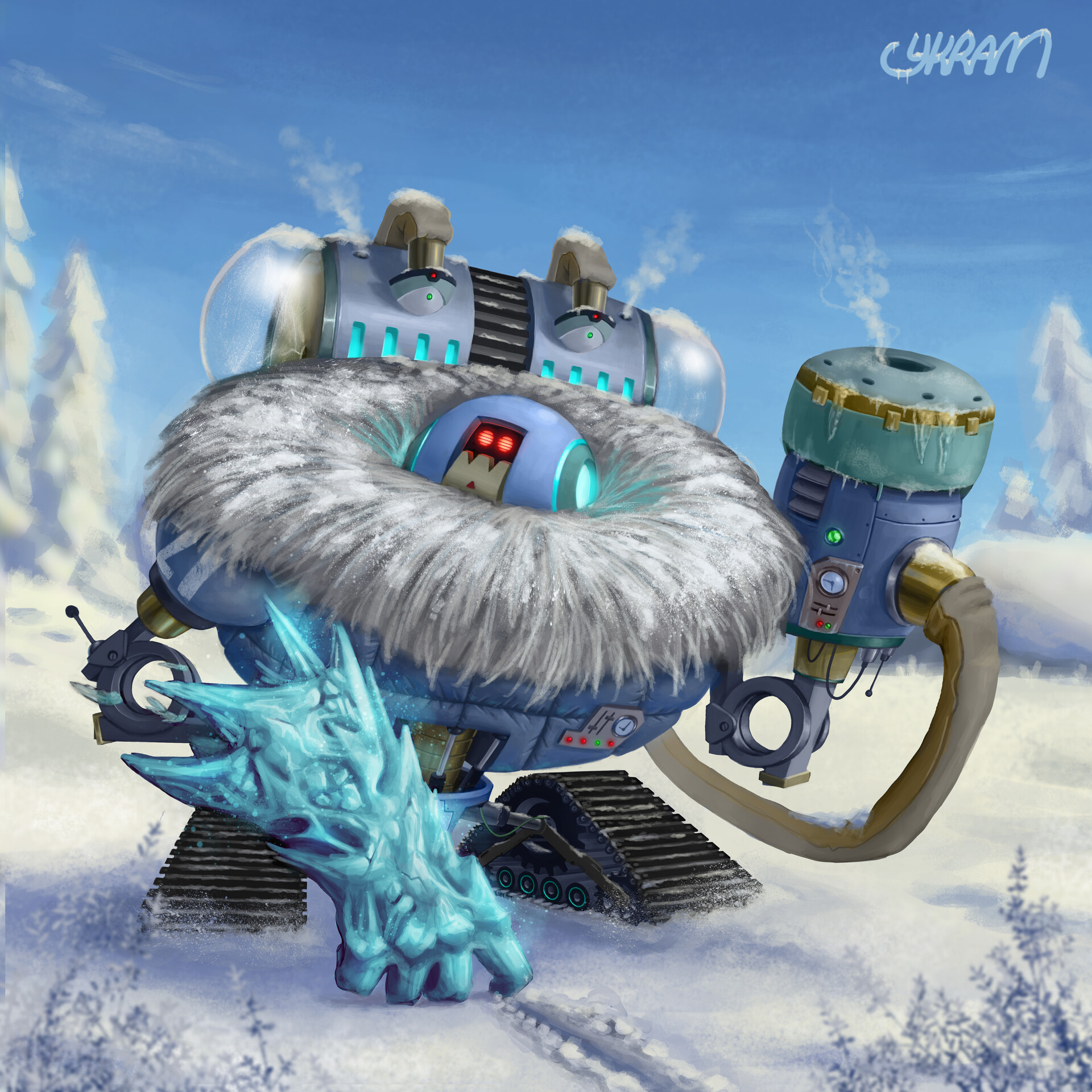 ArtStation - ice robot