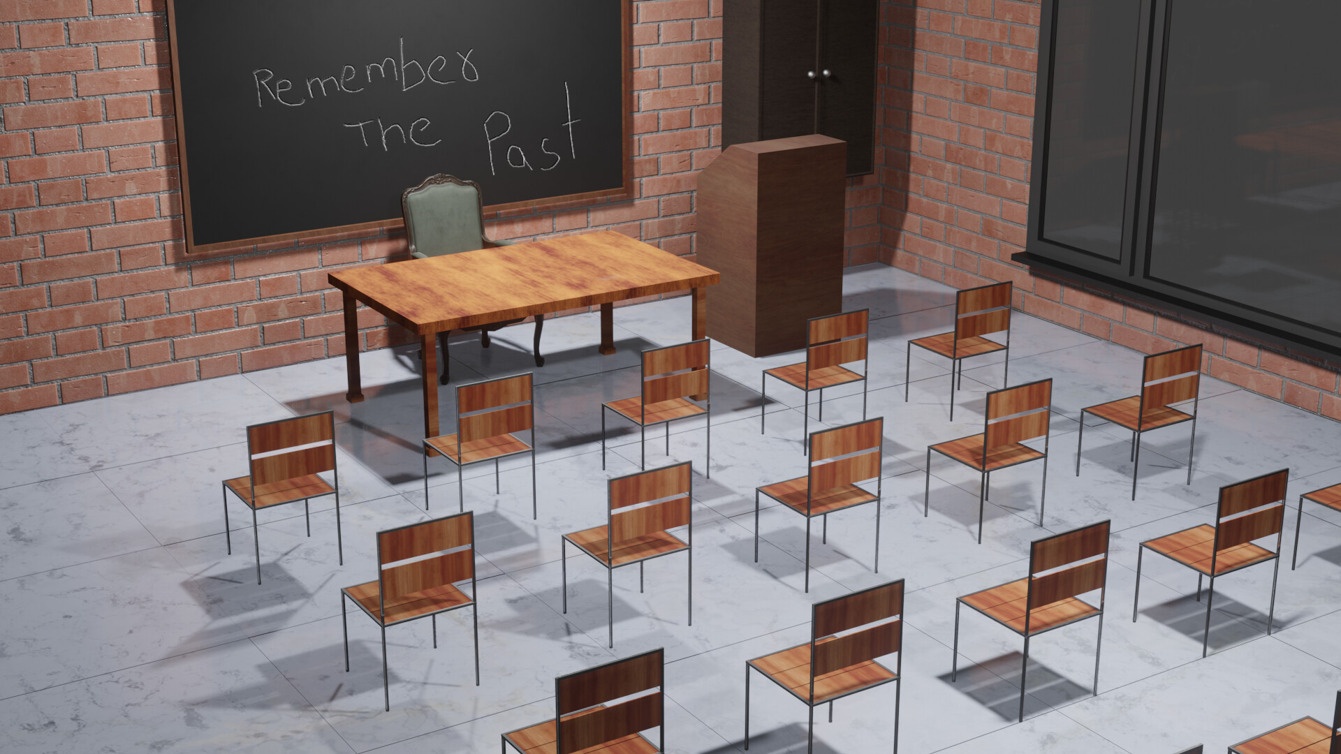 ArtStation - Classroom Scene