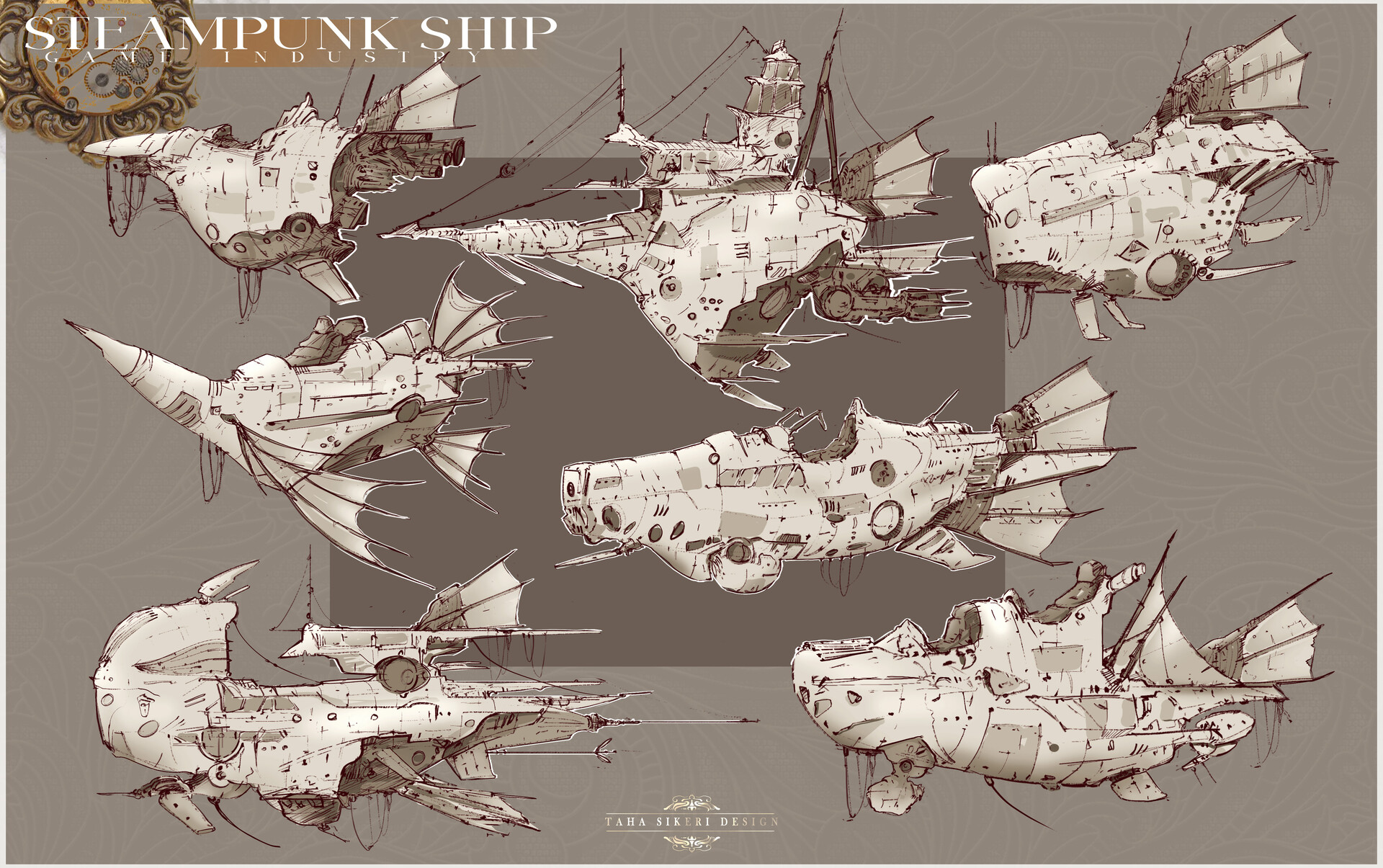 ArtStation - Steampunk Ship
