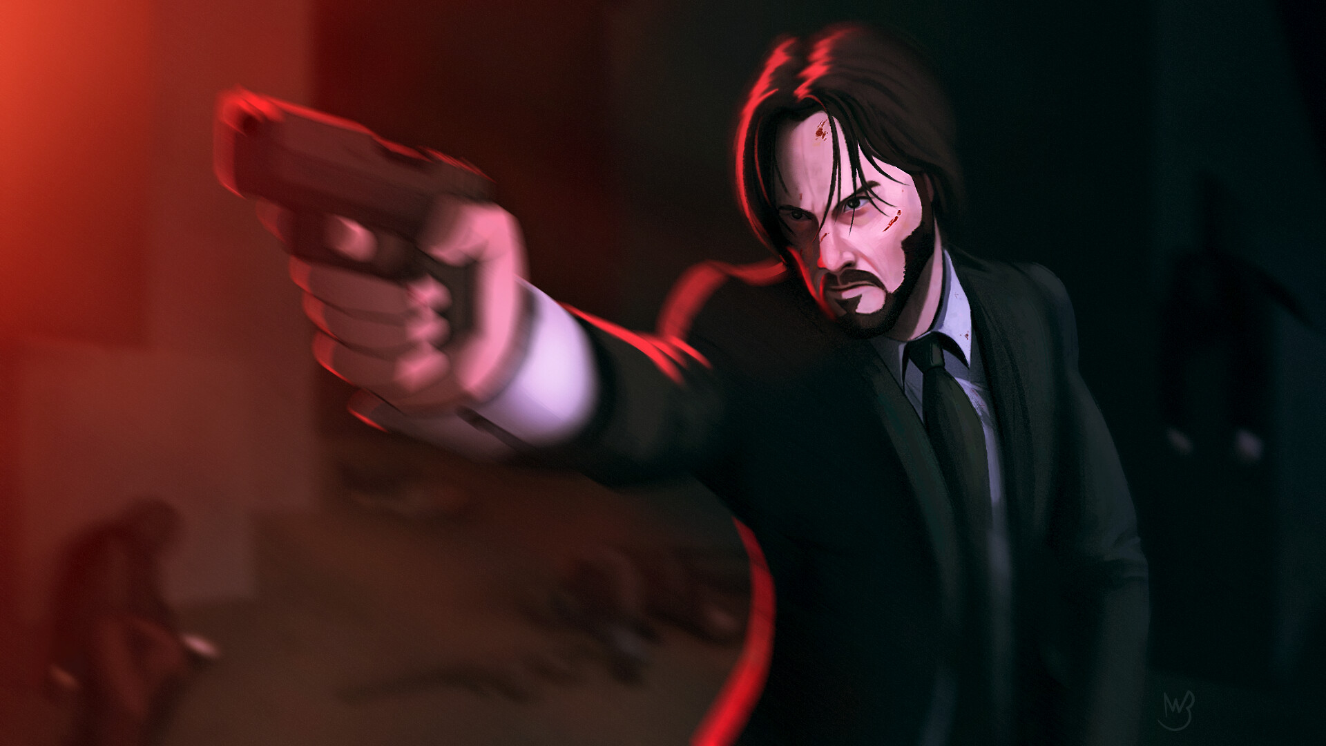 focused man wallpaper