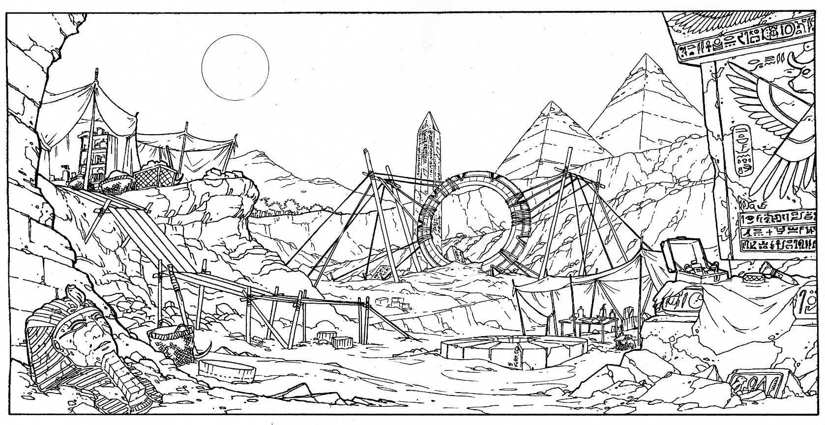 stargate coloring pages