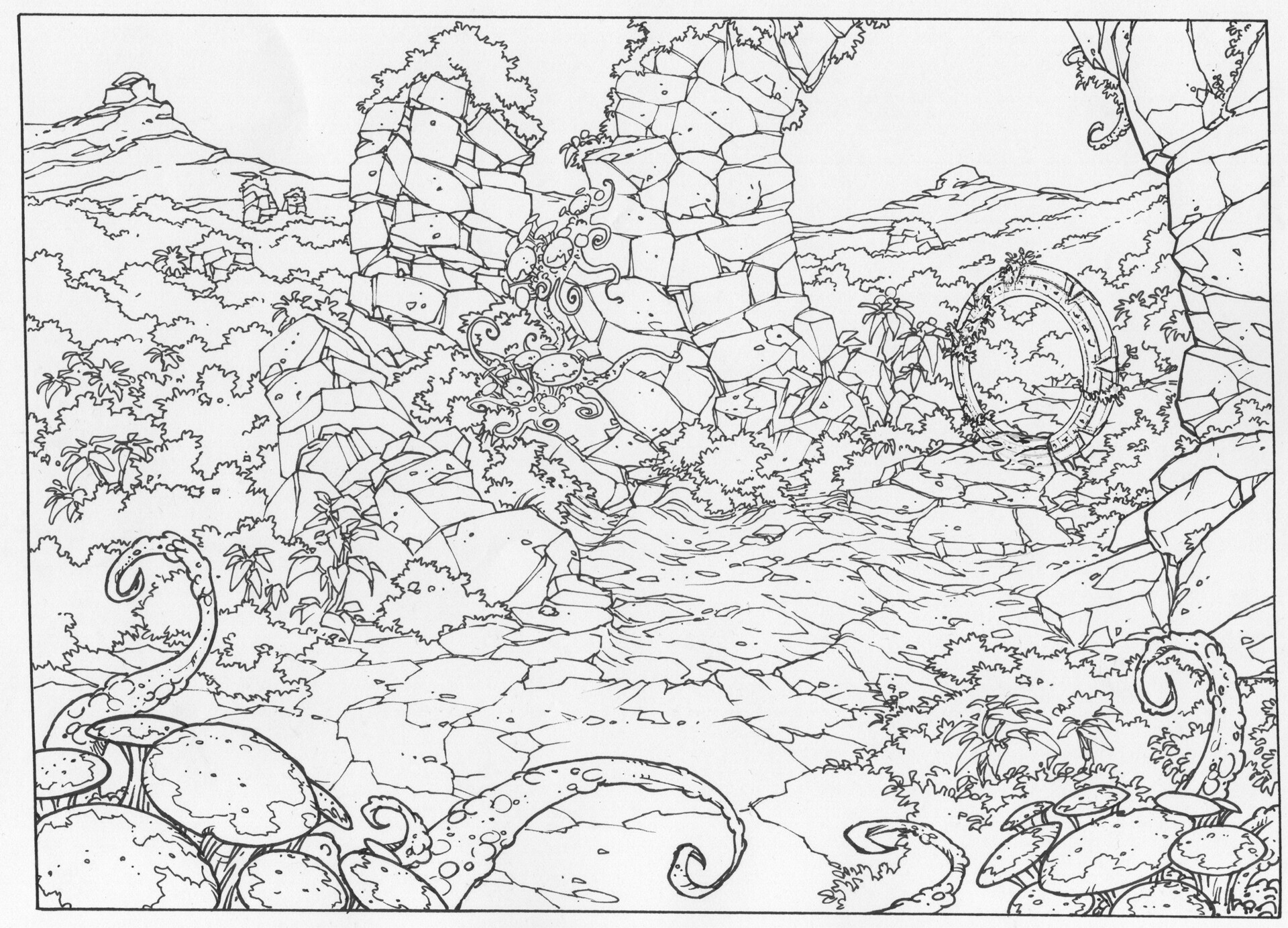 stargate coloring pages