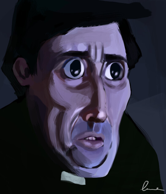 Adam Coleman - Father Karras Caricature