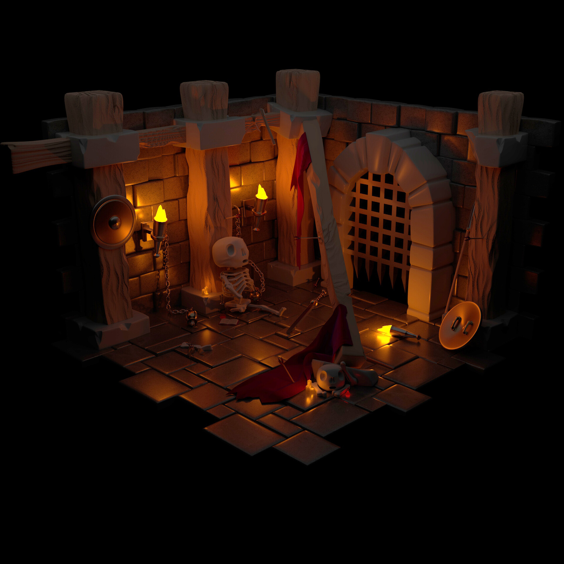 Isometric Dungeon Tiles