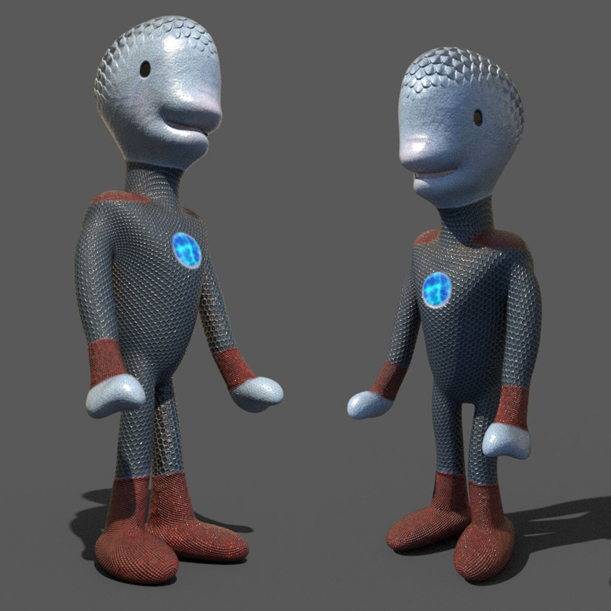 ArtStation - the friendly alien ...