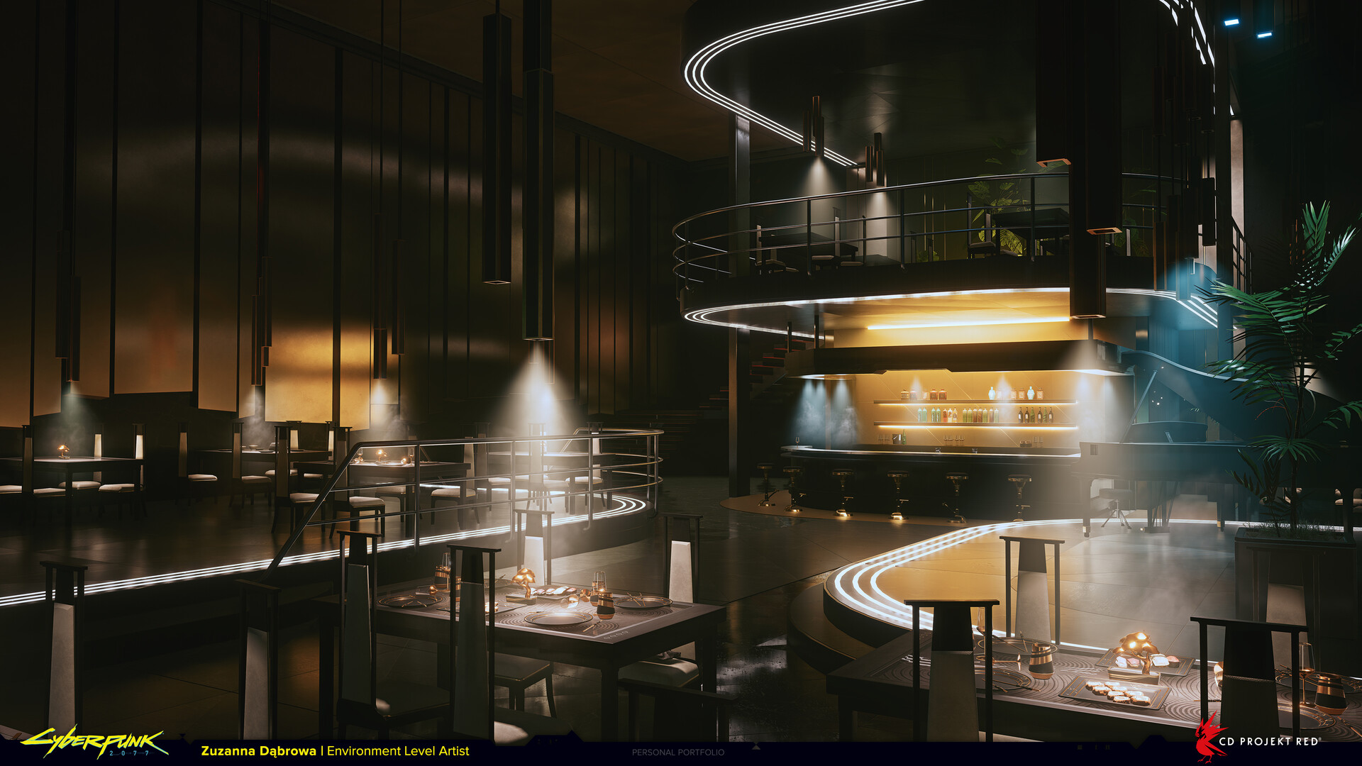 Zuzanna Dąbrowa - Cyberpunk 2077 | Fancy Restaurant