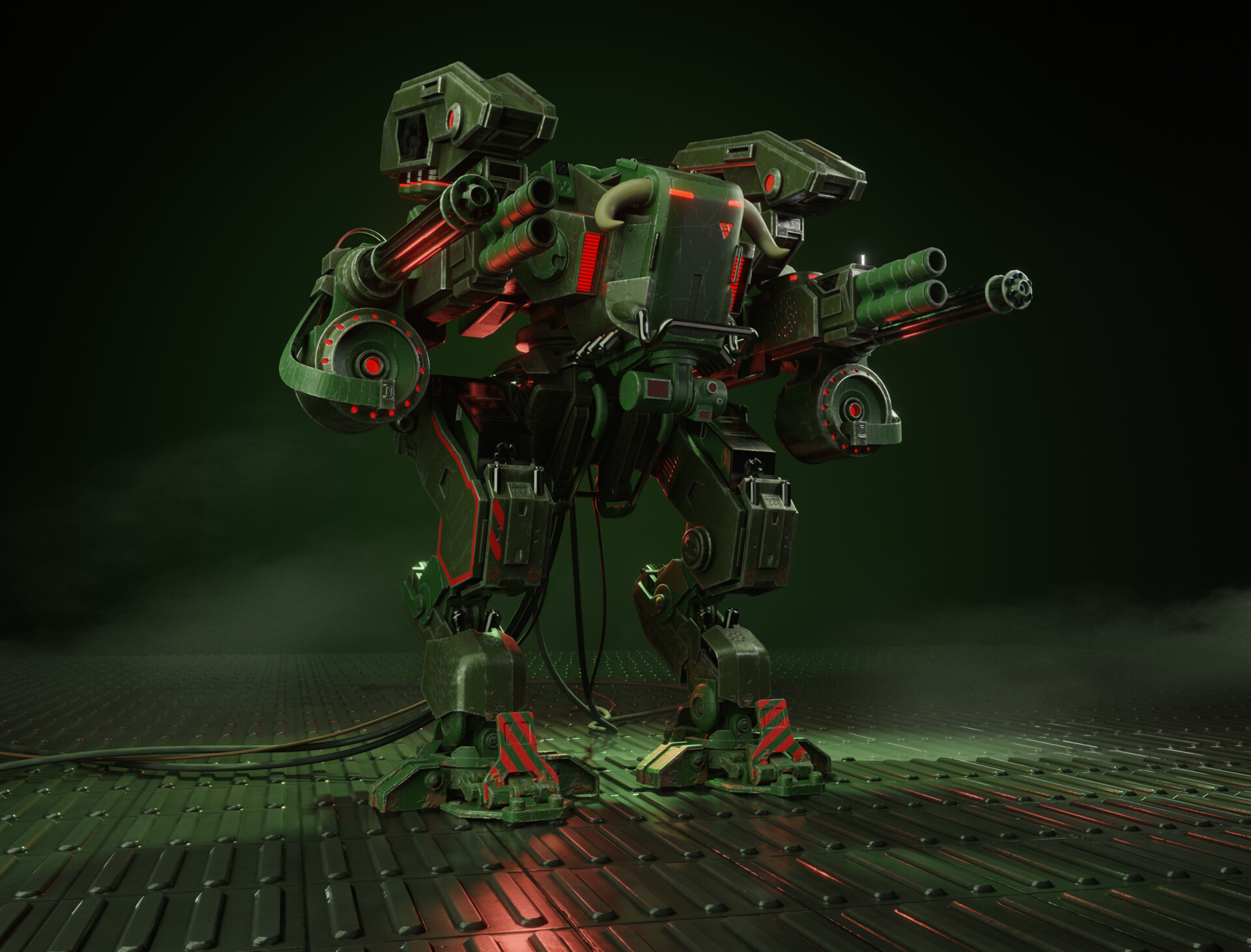 ArtStation - Mech "BULL"