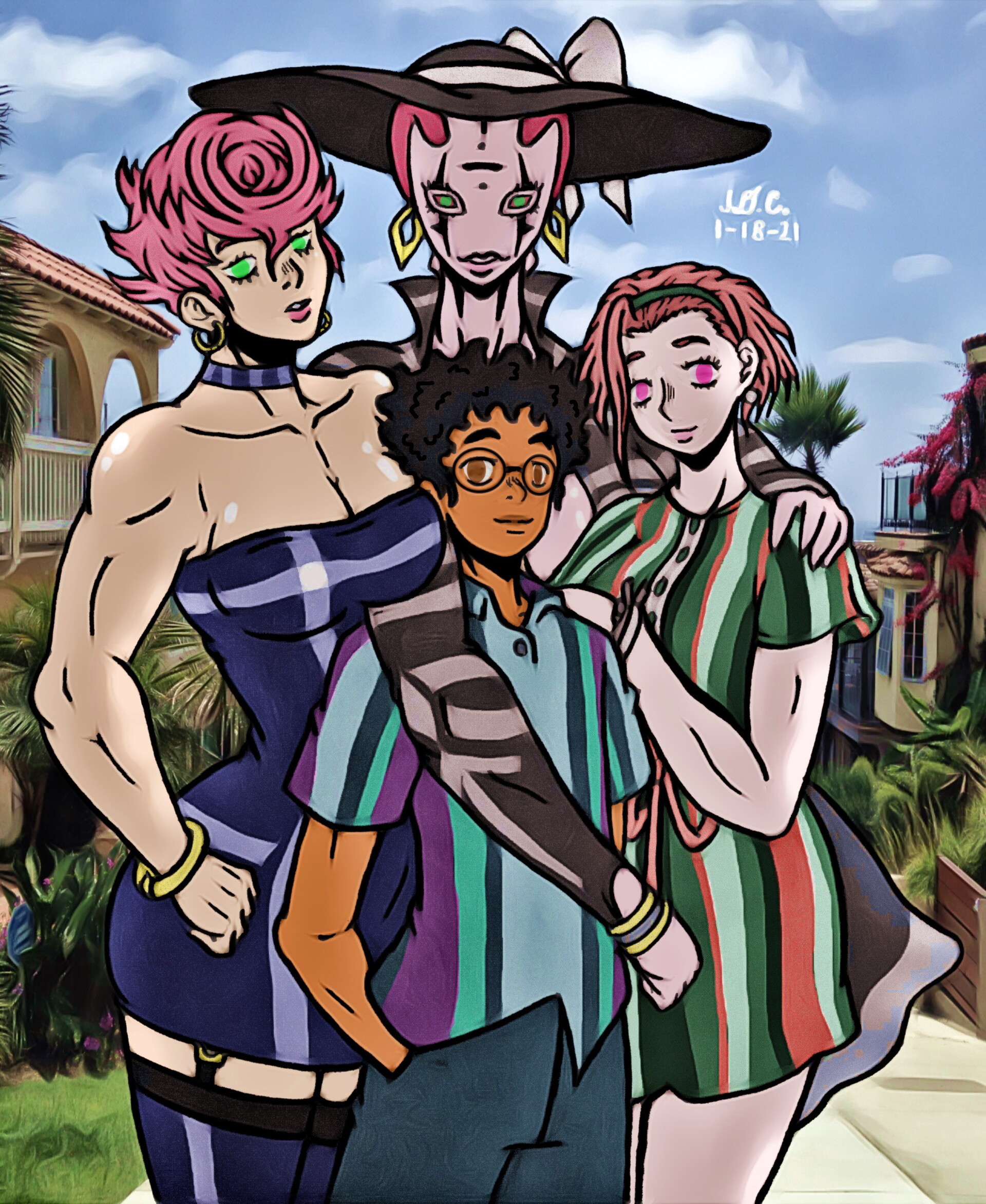 ArtStation - Pinks & Stripes