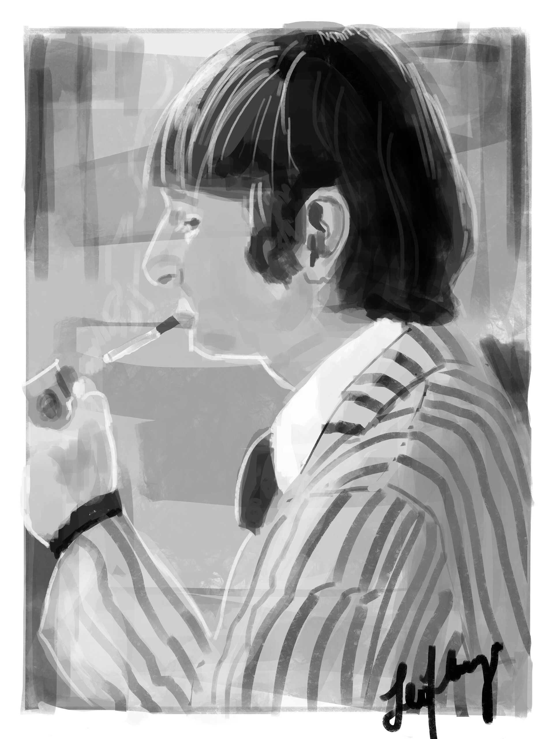 ArtStation - My Digital Painting of RIngo Starr