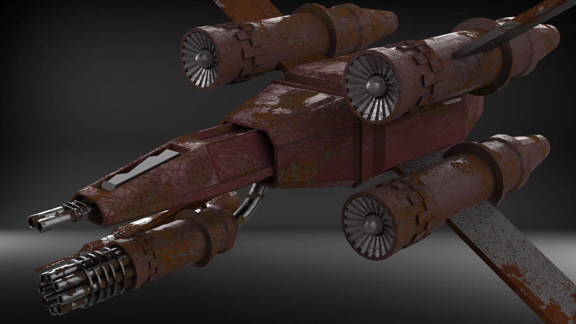 ArtStation - Spaceship (Vintage)