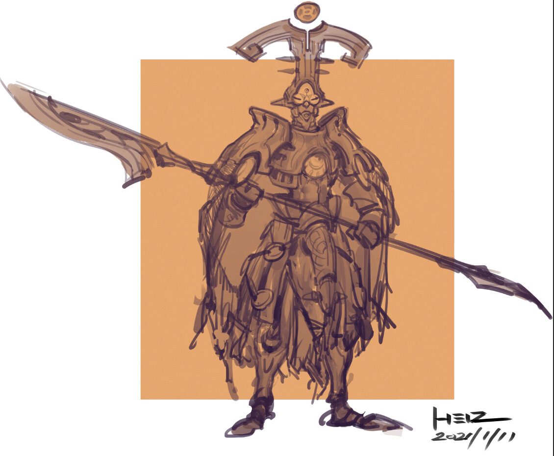 ArtStation - Tribal Knights