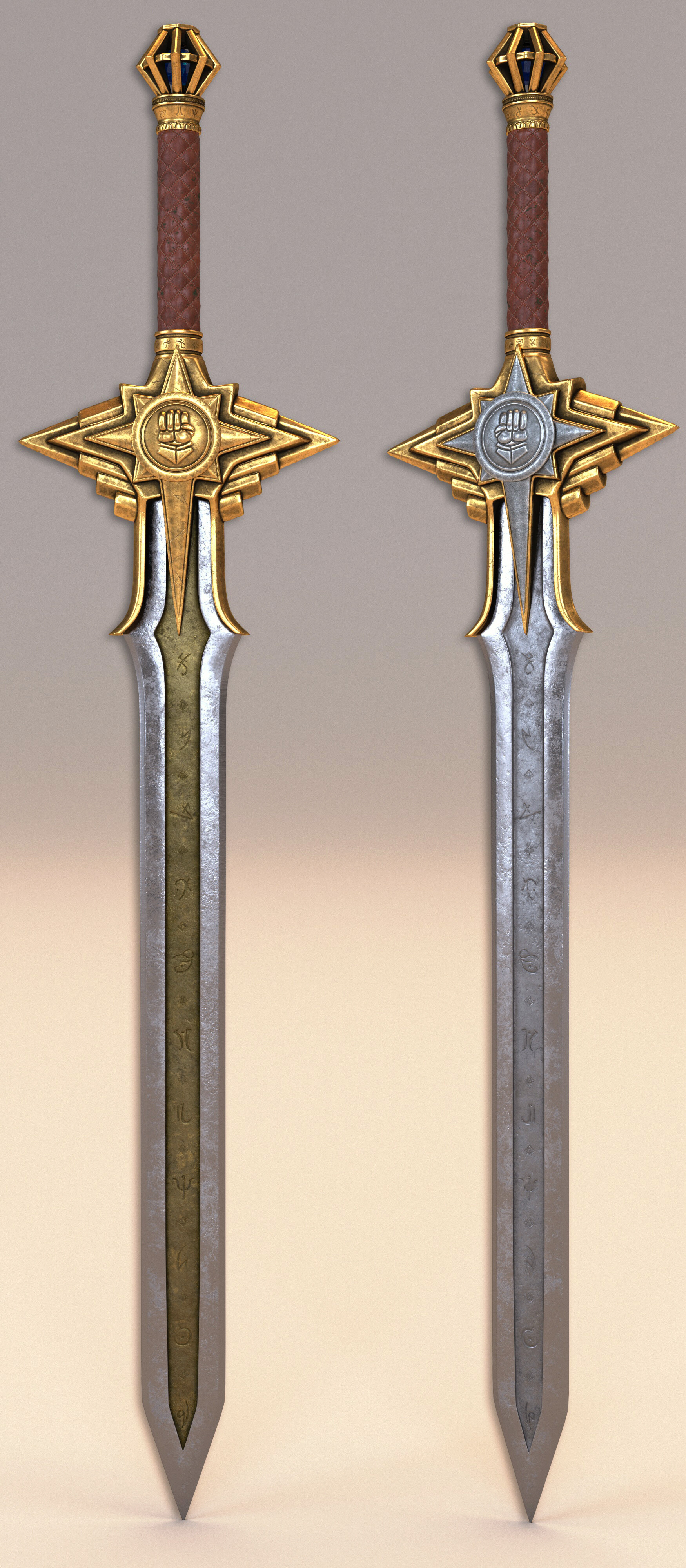 ArtStation - Silverhand Claymore