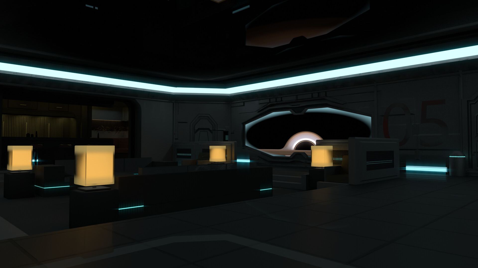 ArtStation - Sci-Fi Lounge