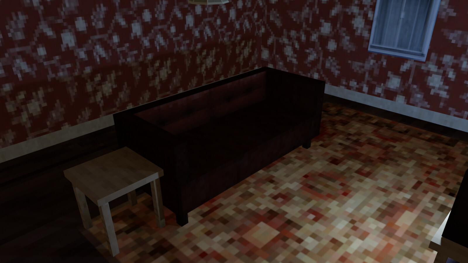 David Driver-Gomm - PS1-Styled Living Room Scene