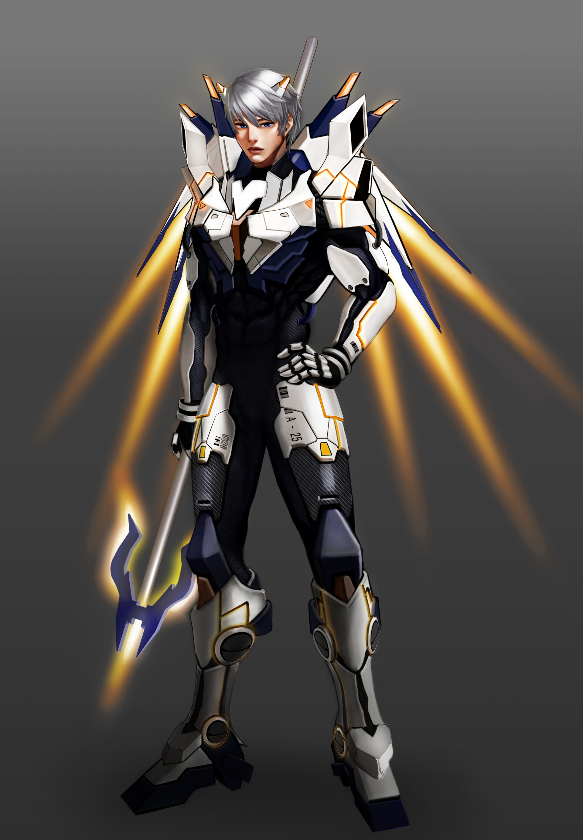 ArtStation - Mechanical armor Suit