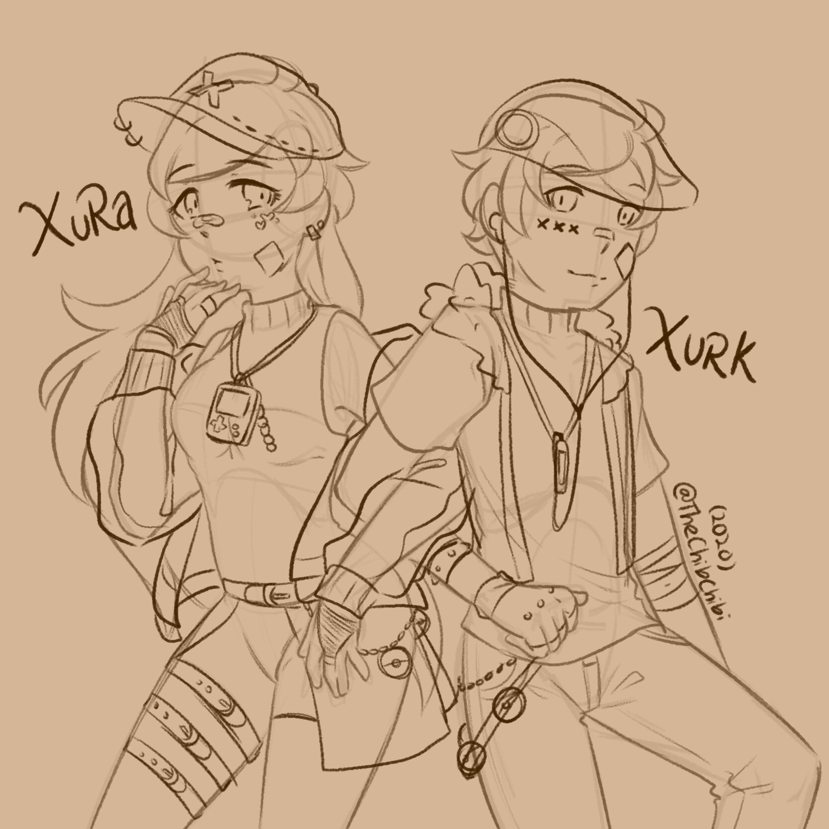 TheChibChibi - Xurk & Xura (Fan Art)