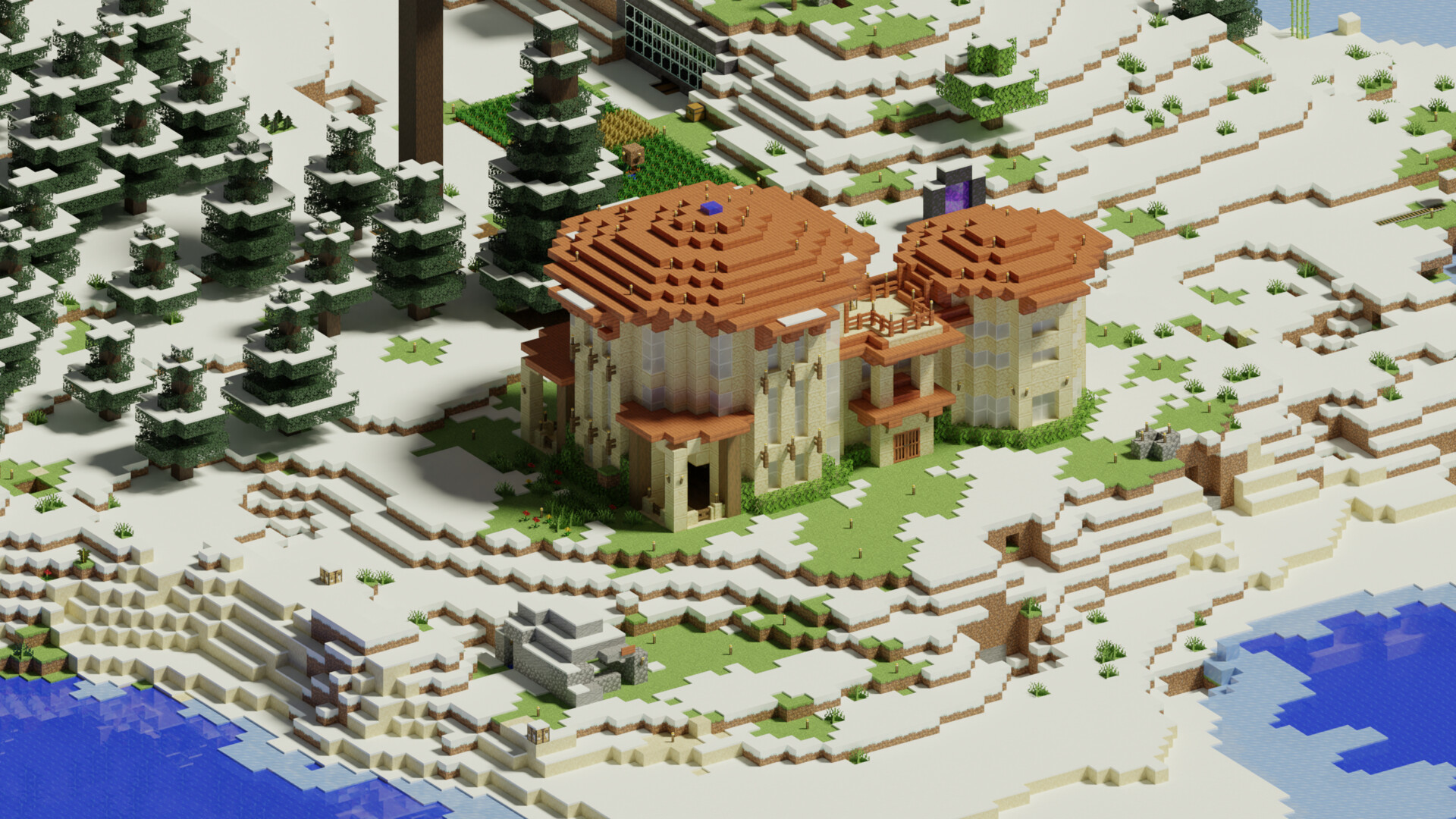 ArtStation - Minecraft Render