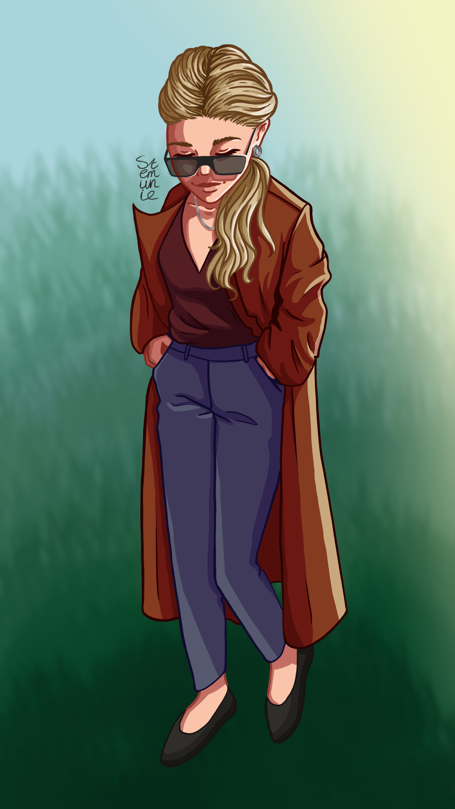 ArtStation - On a walk