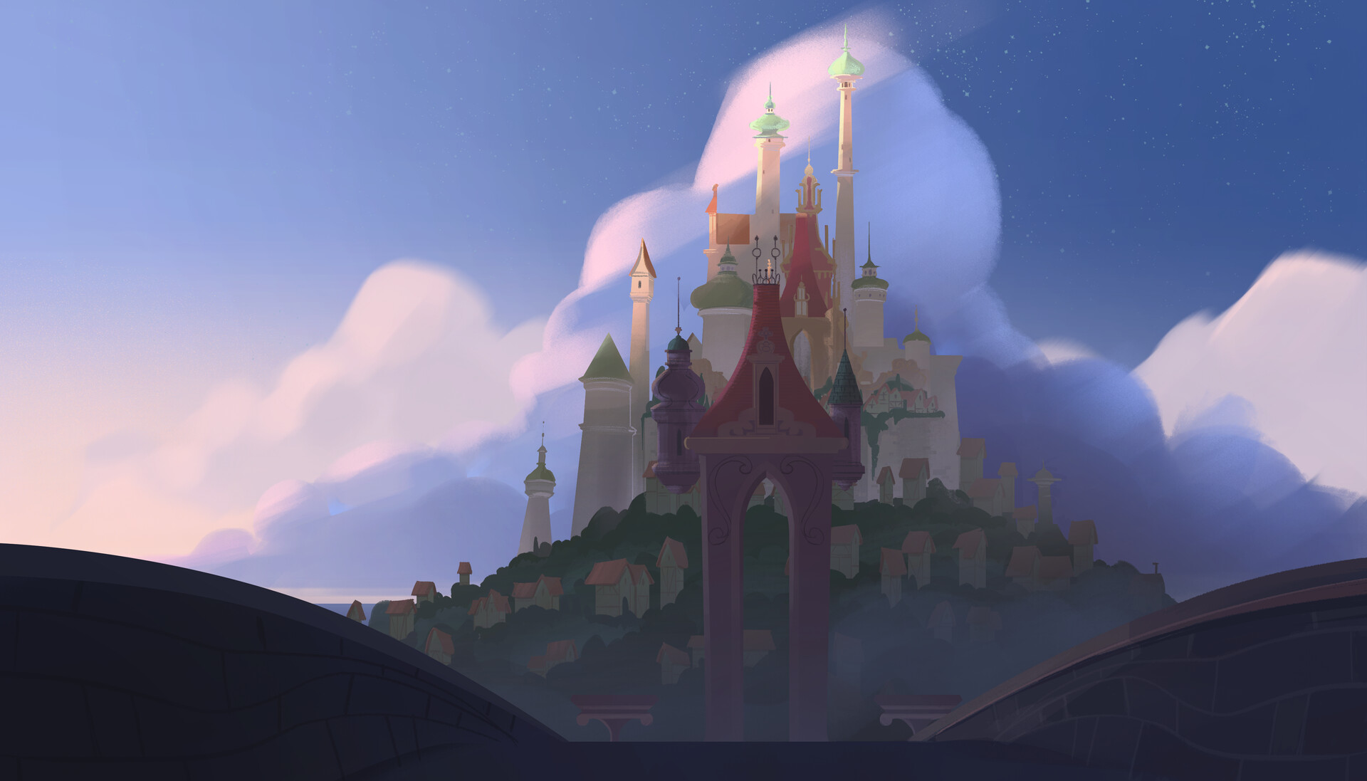 ArtStation - Tangled Fancomic 2 Backgrounds/Art