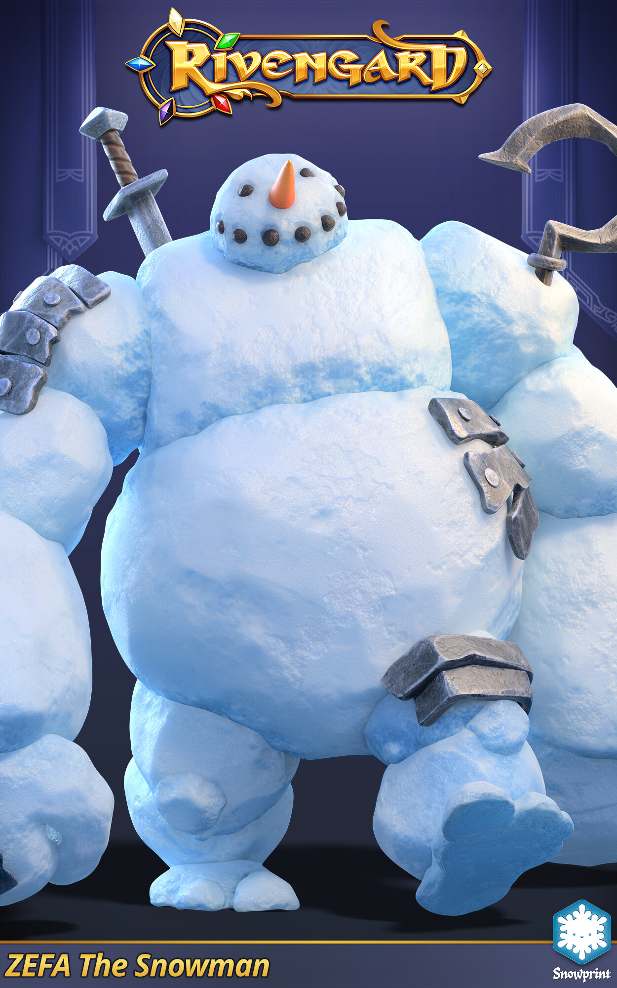 Snowprint Studios - Zefa the Snowman