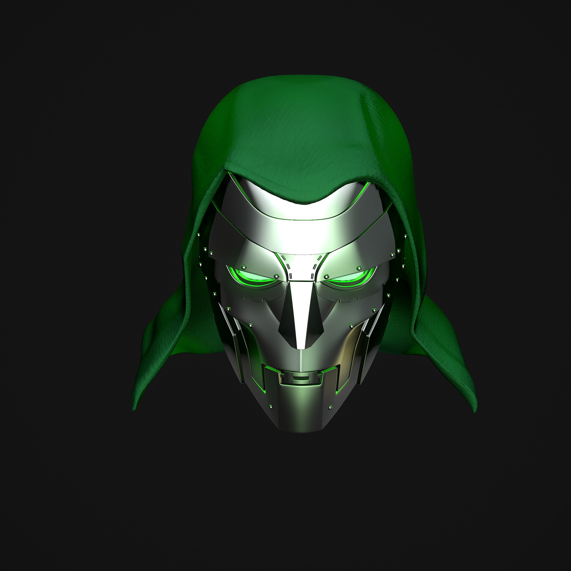 ArtStation - Dr Doom Avengers World Helmet for Cosplay