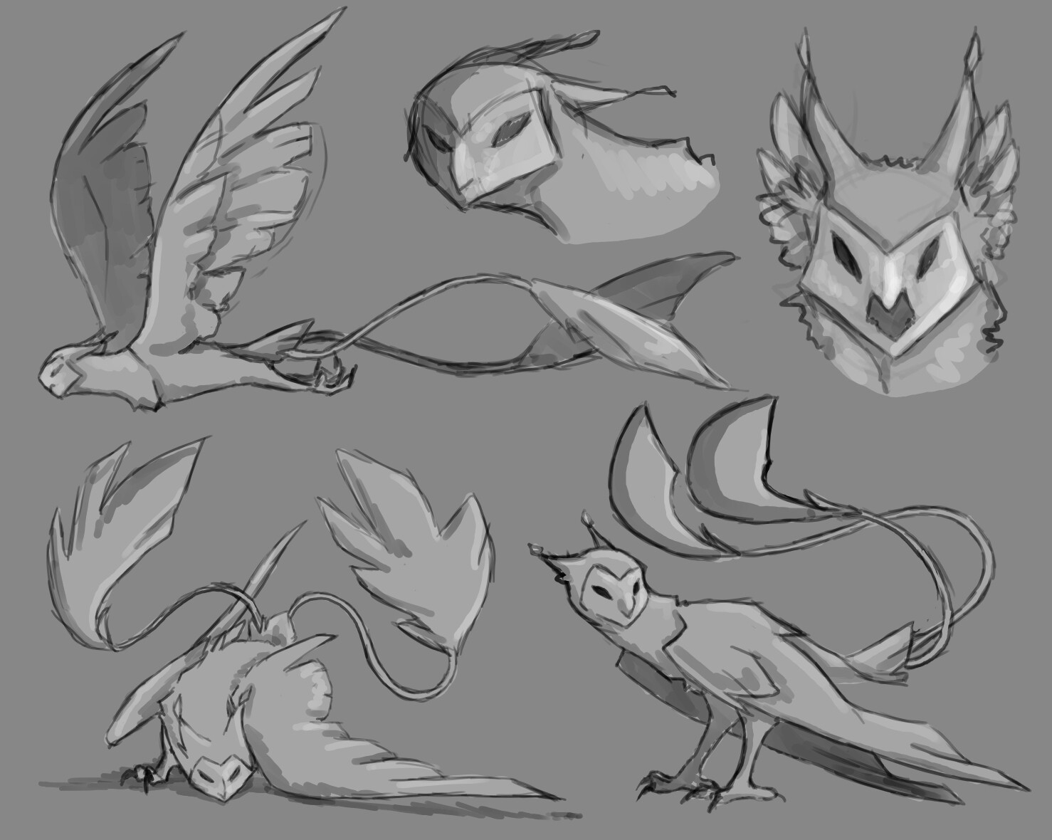 ArtStation - Alba the Owl - Character Concept