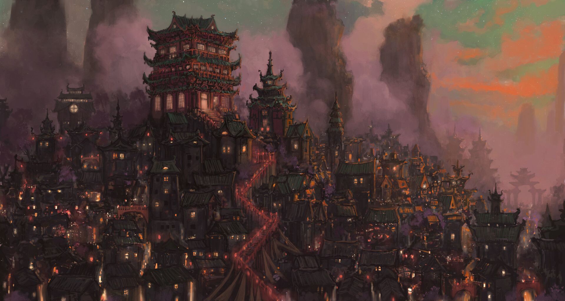 ArtStation - Genshin Impact Liyue Vibes