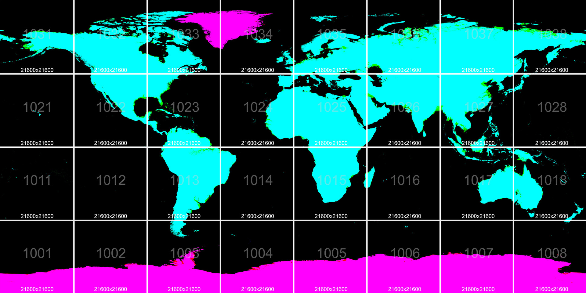 VFX Assets - 172k Earth Displacement Map