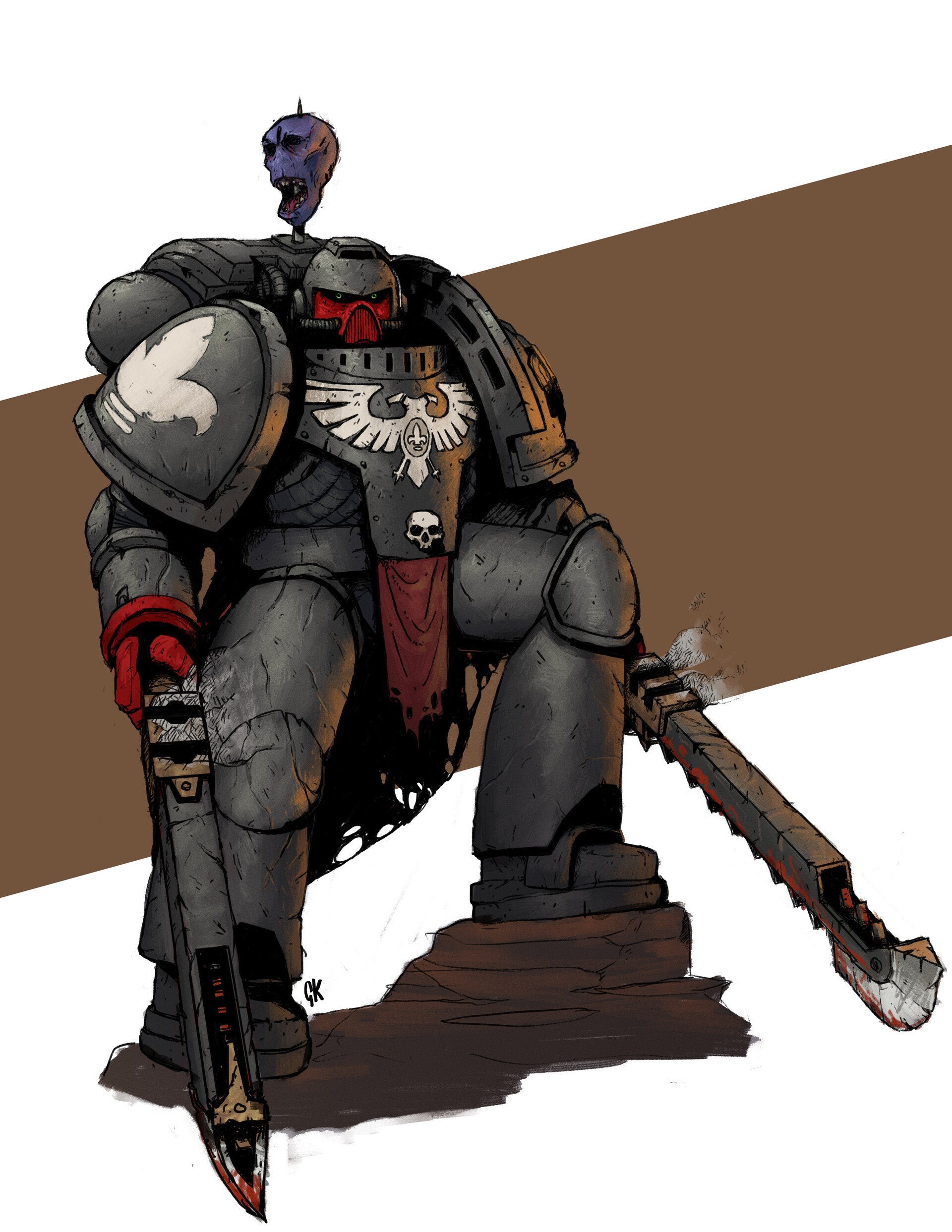 ArtStation - ANGRY SPACE MARINE