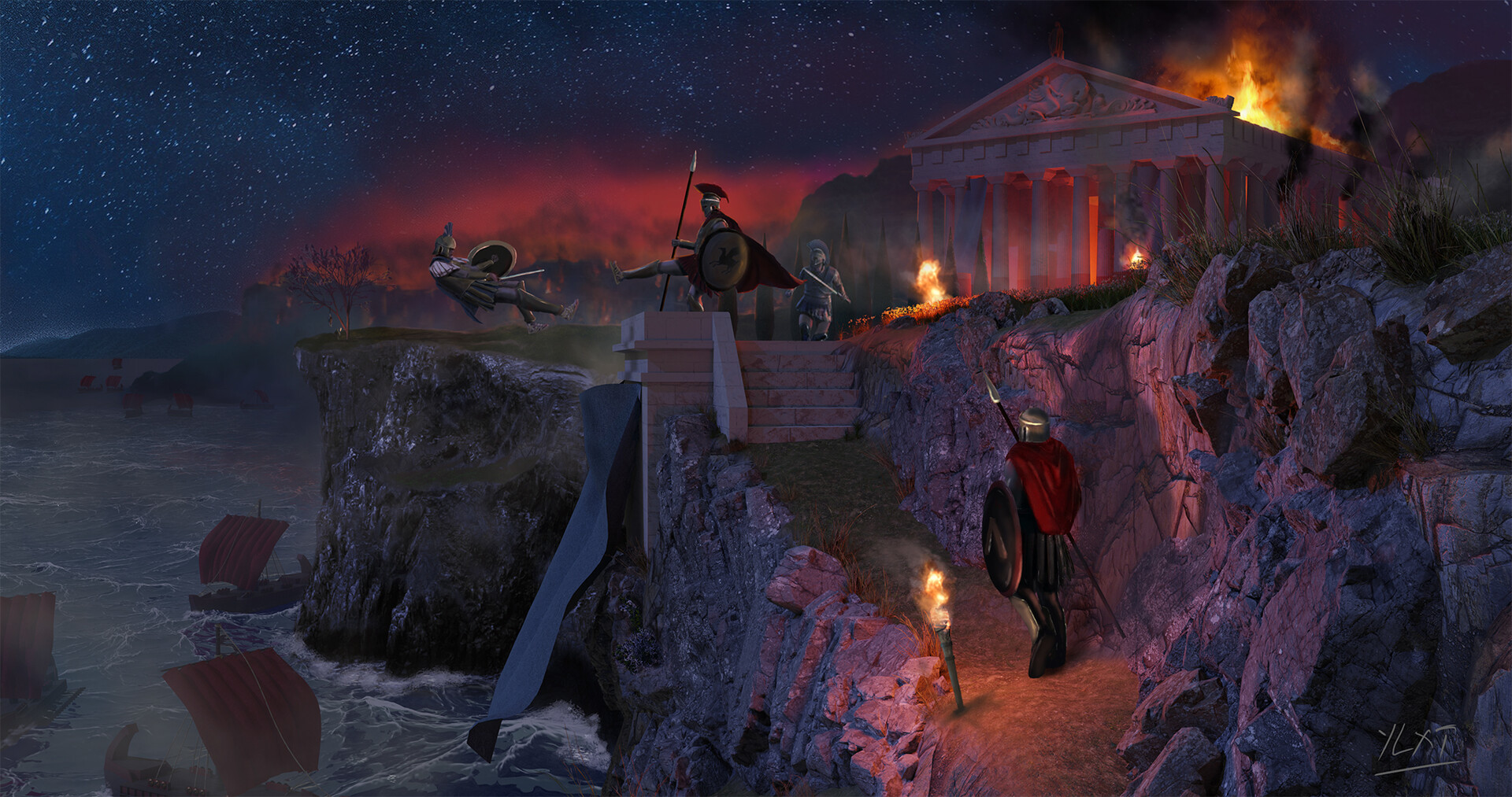 ArtStation - Night Attack