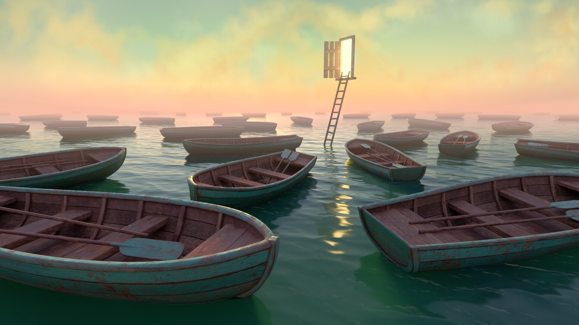 ArtStation - Boats dream