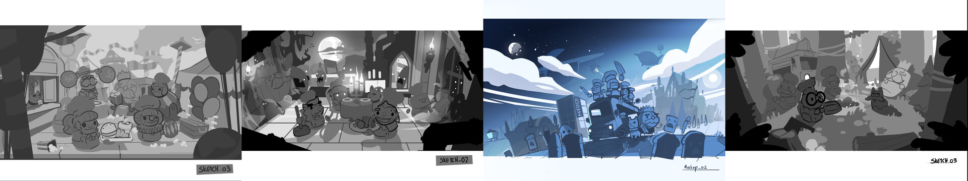 Luke Viljoen - Overcooked 2 Key Arts