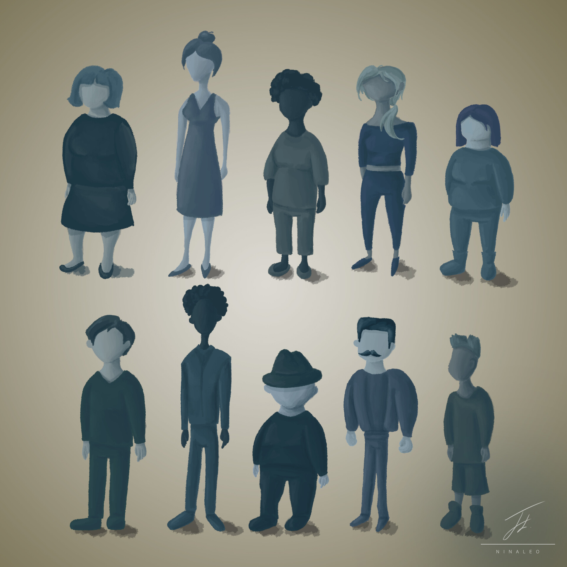 ArtStation - Anonymous Character Design