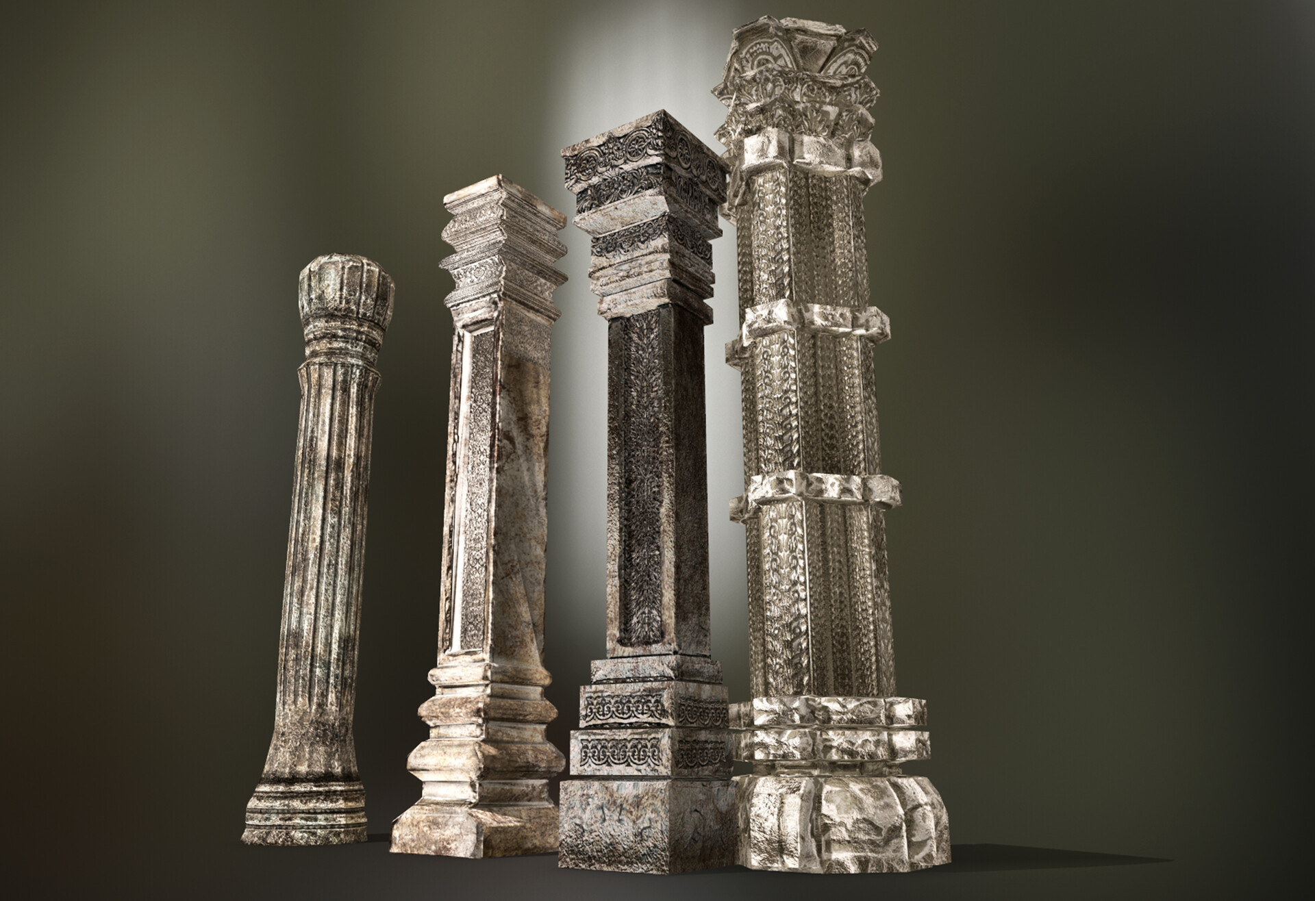 ArtStation - Temple Column