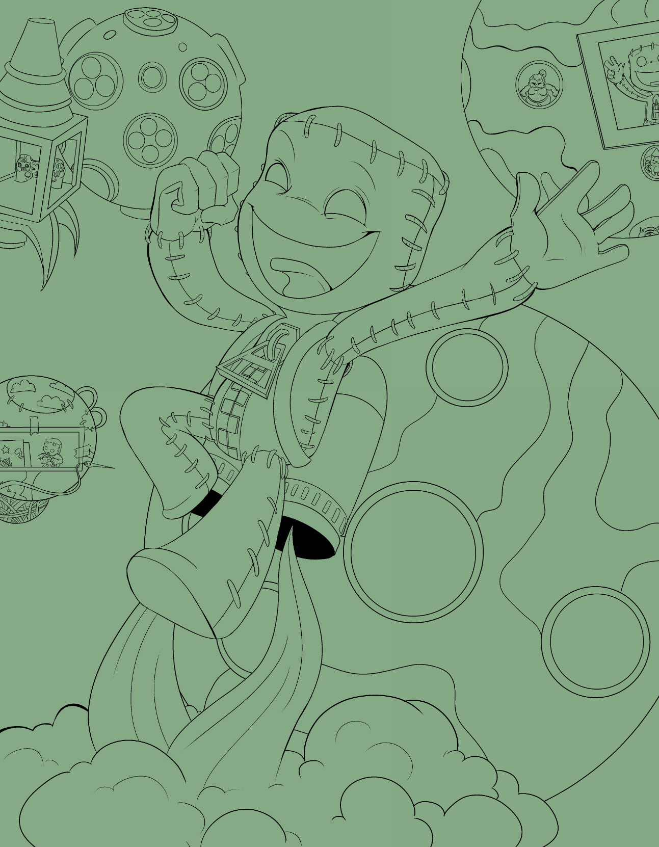 sackboy coloring pages