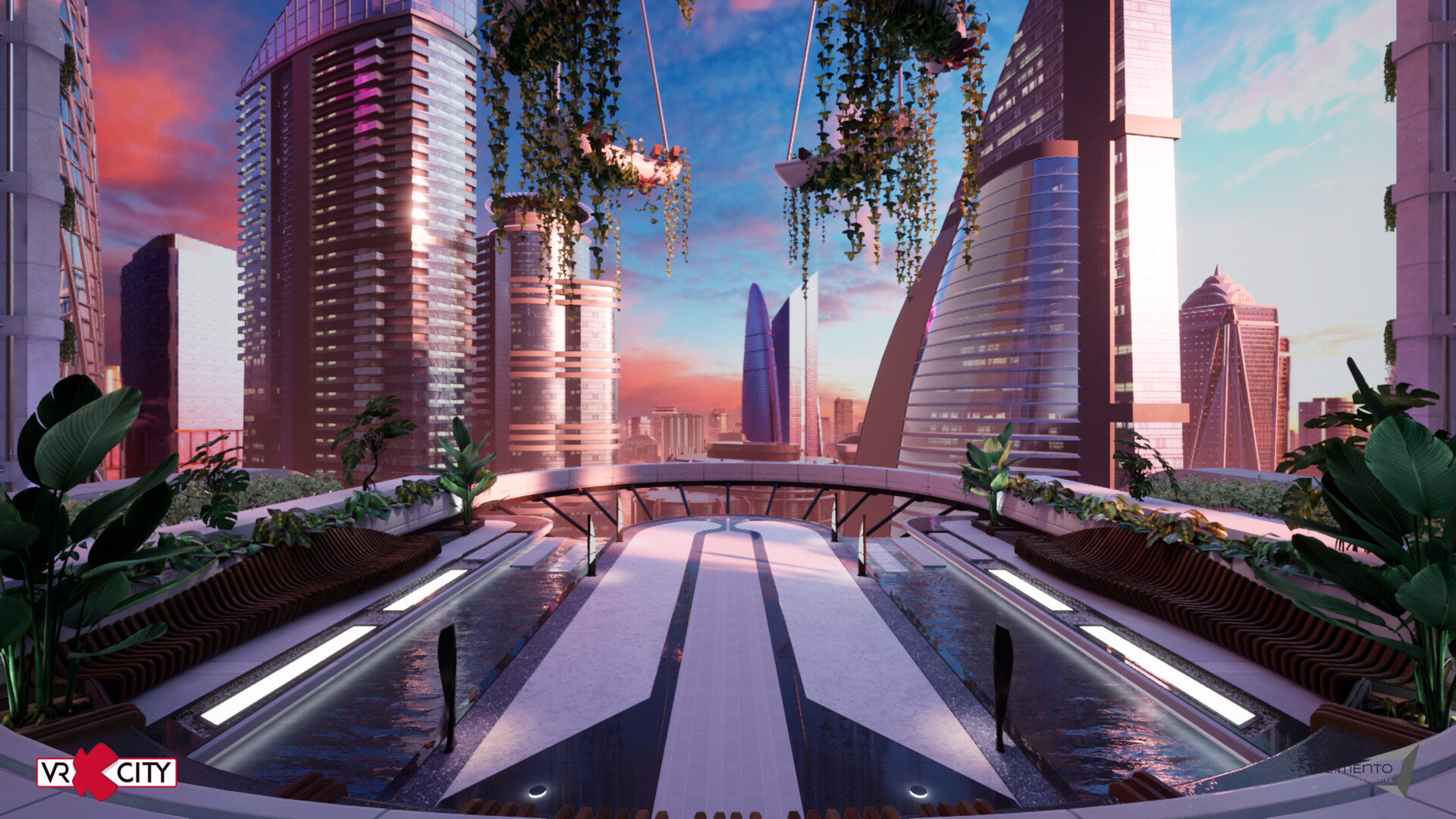 ArtStation - VRX City Main Menu