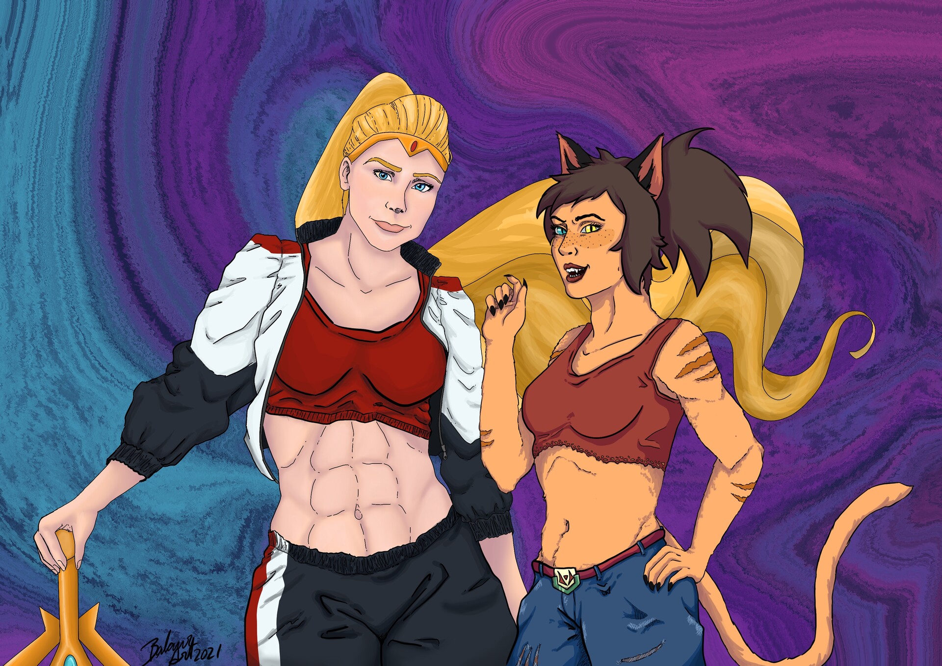 Balaur Art - Adora and Catra